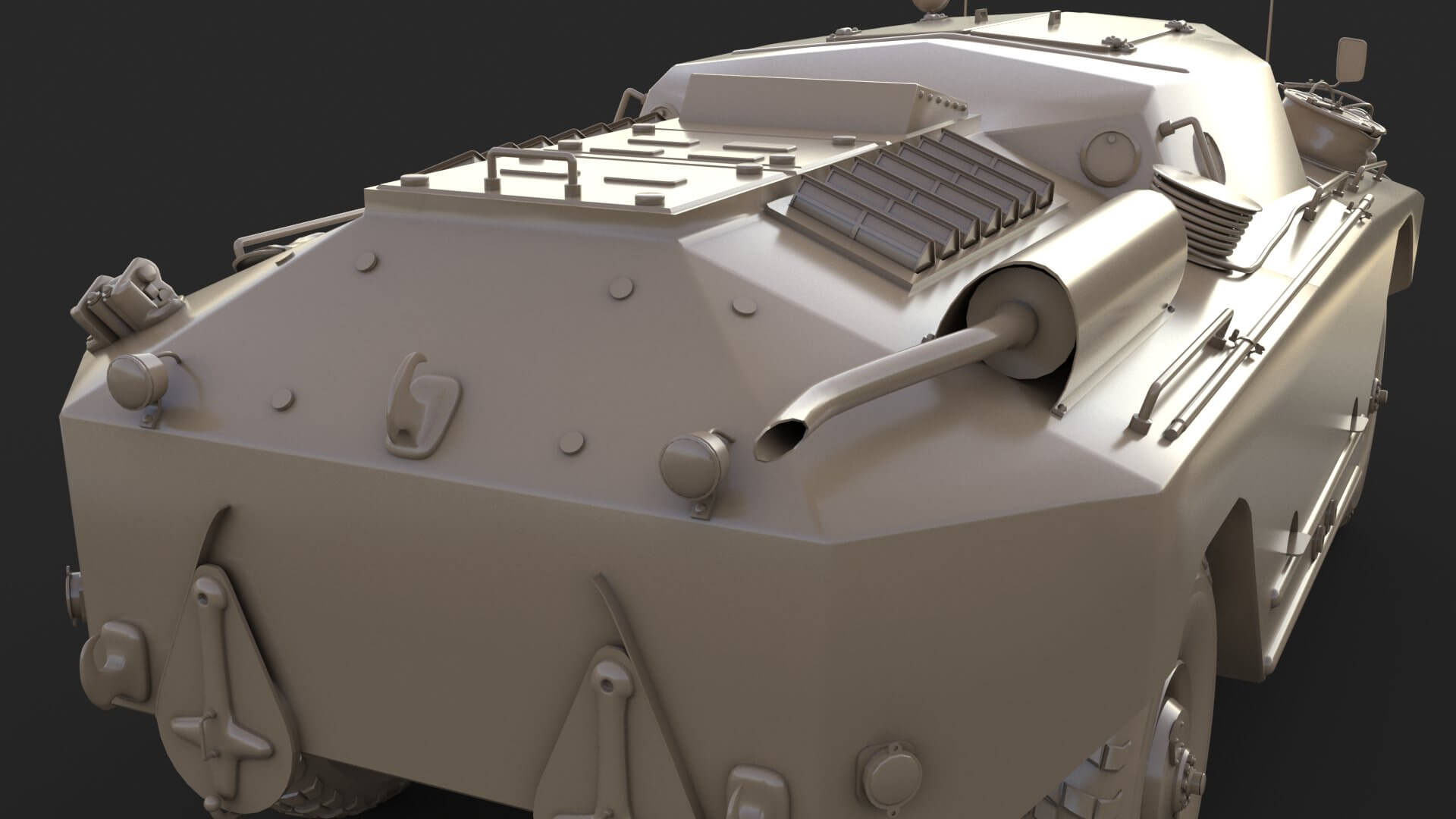 FUG OT 65 Clay V-Ray 3D Model by Mak21