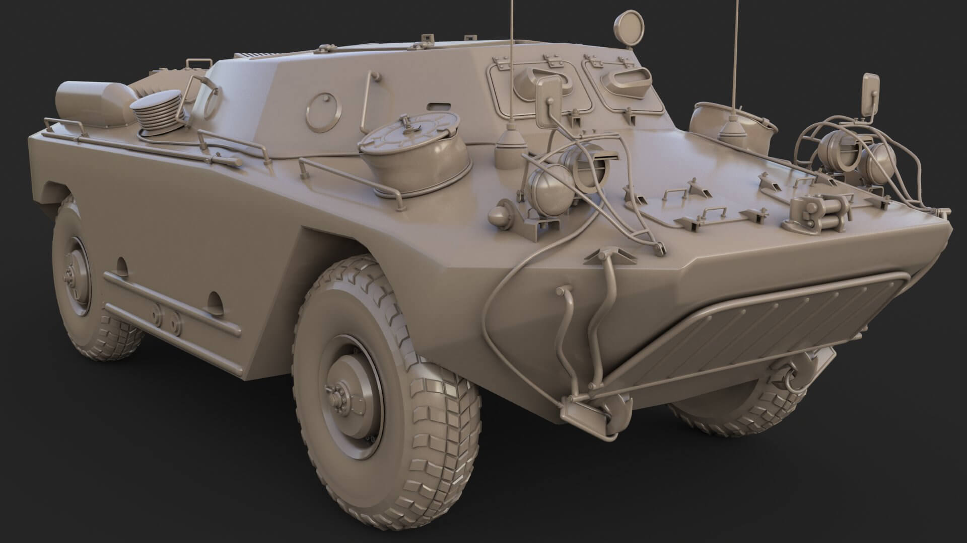 FUG OT 65 Clay V-Ray 3D Model by Mak21