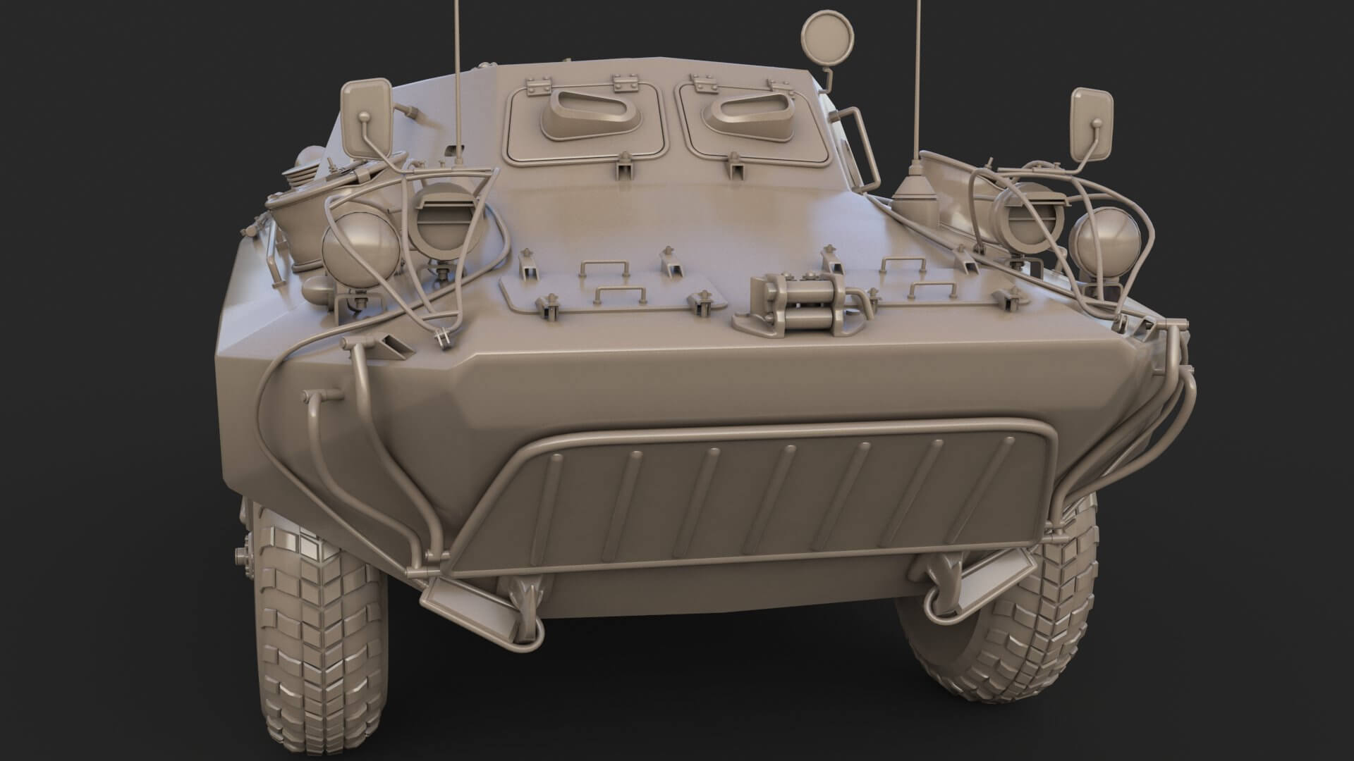 FUG OT 65 Clay V-Ray 3D Model by Mak21