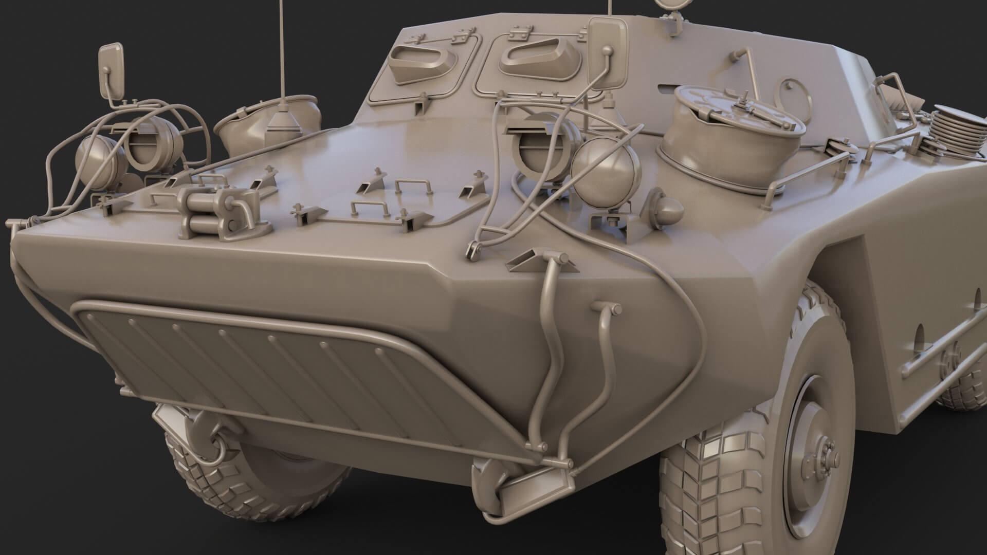 FUG OT 65 Clay V-Ray 3D Model by Mak21