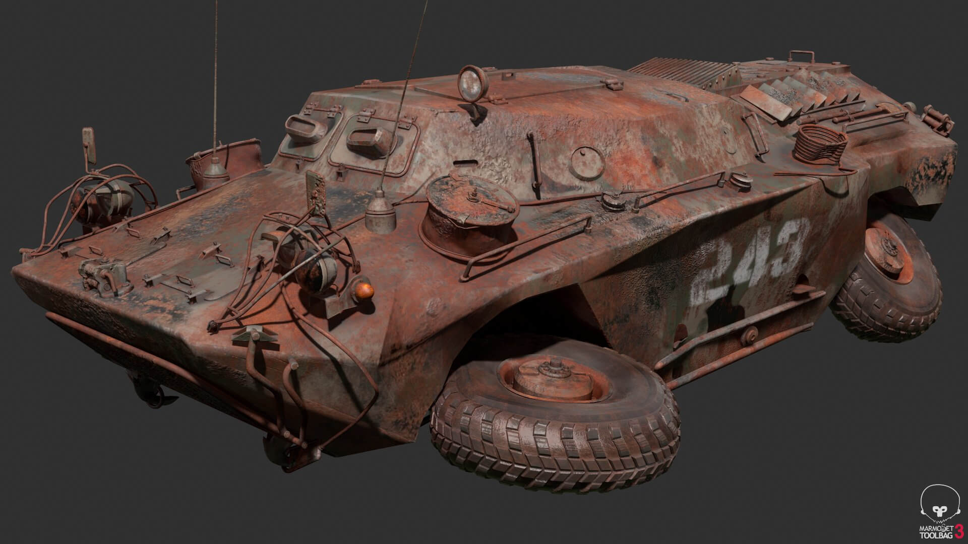 FUG OT 65 Destroyed - 3D Model by Mak21