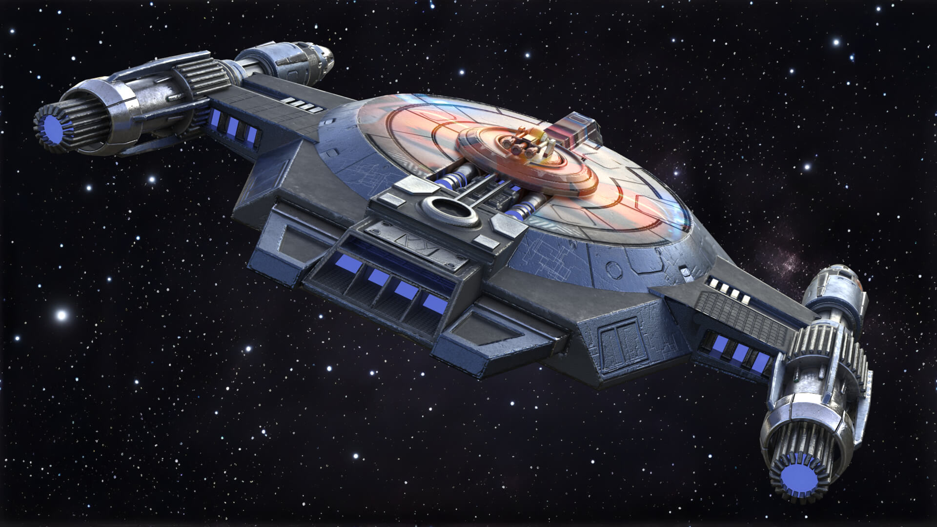 Lancer Class Spaceship Angel 86 - 3D Model by Mak21