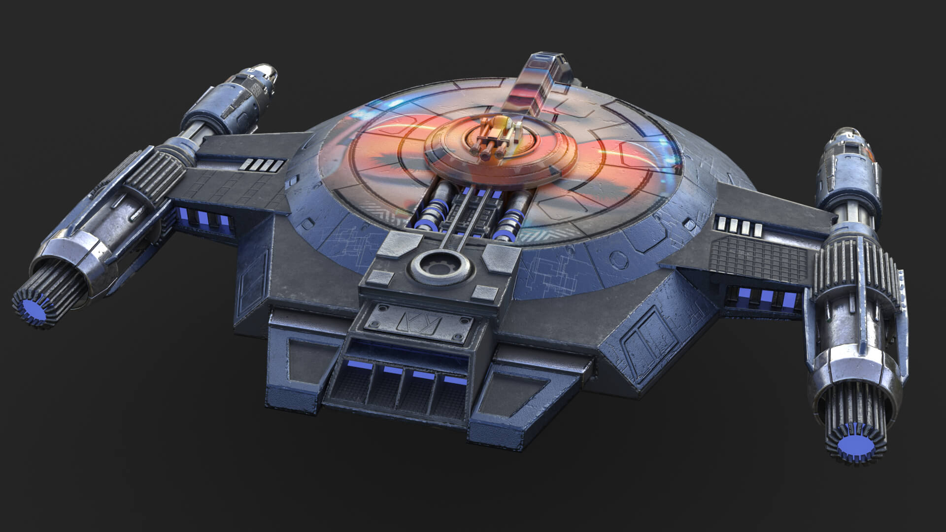 Lancer Class Spaceship Angel 86 - 3D Model by Mak21