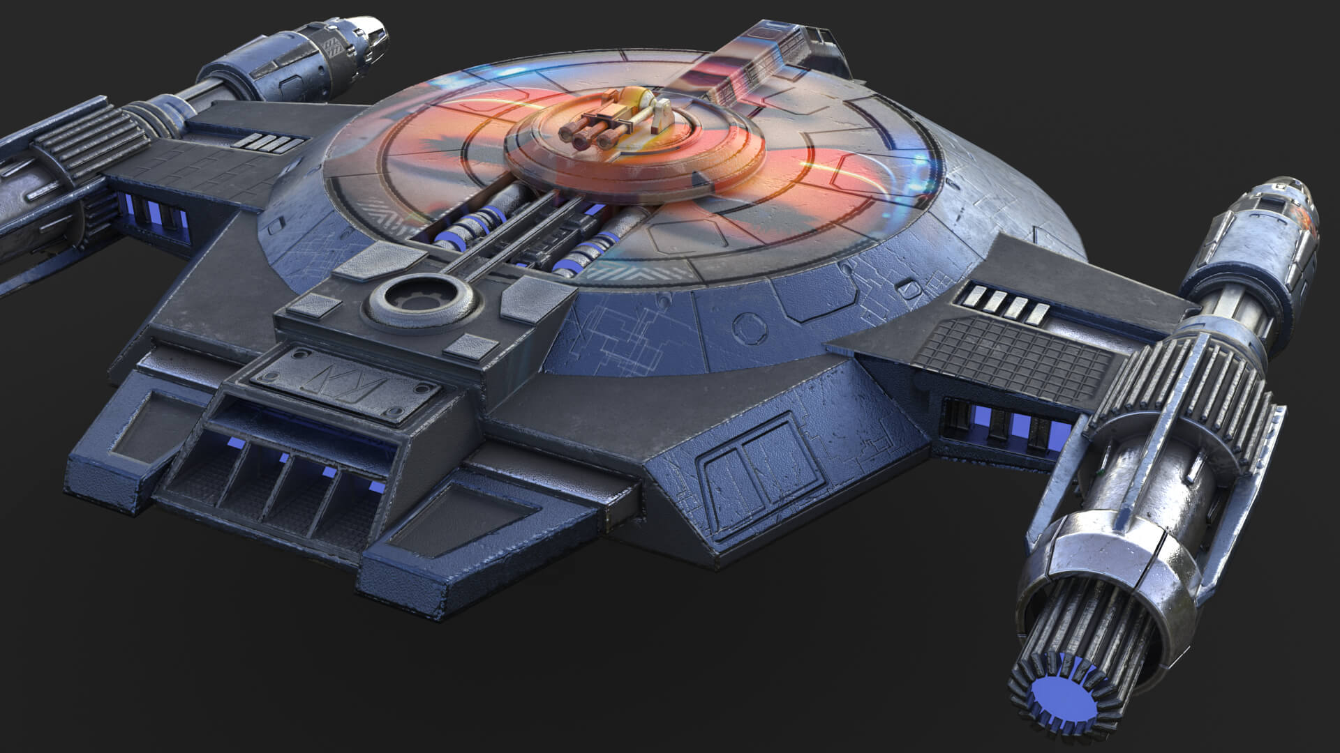 Lancer Class Spaceship Angel 86 - 3D Model by Mak21