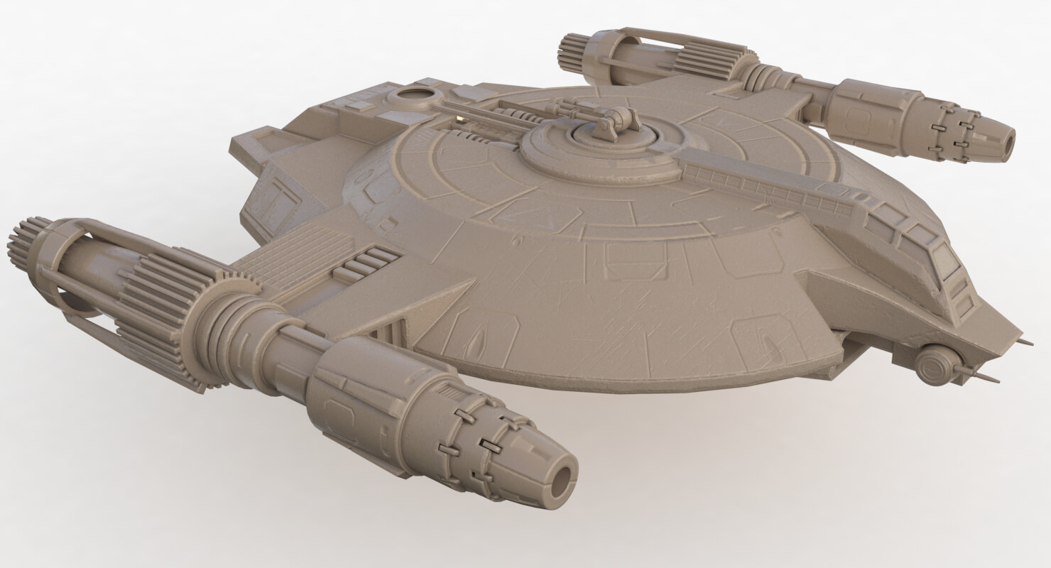 Lancer Class Spaceship Angel 86 - 3D Model by Mak21