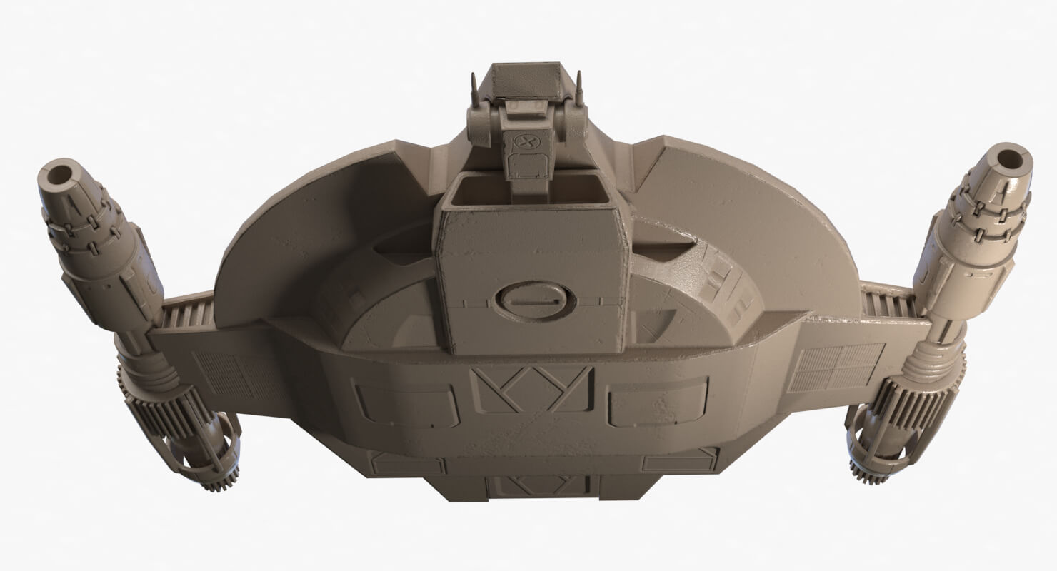 Lancer Class Spaceship Angel 86 - 3D Model by Mak21