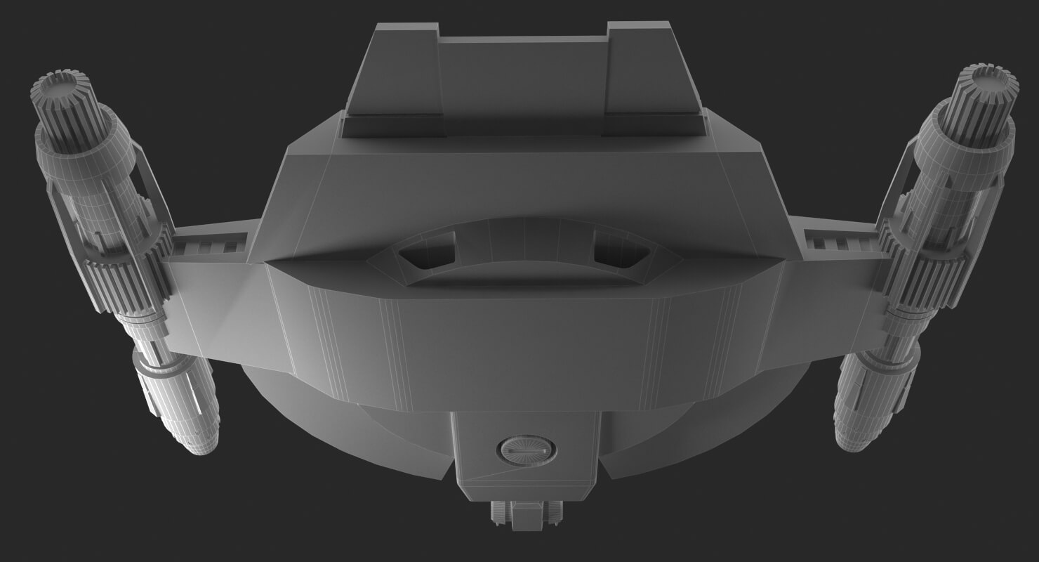 Lancer Class Spaceship Angel 86 - 3D Model by Mak21