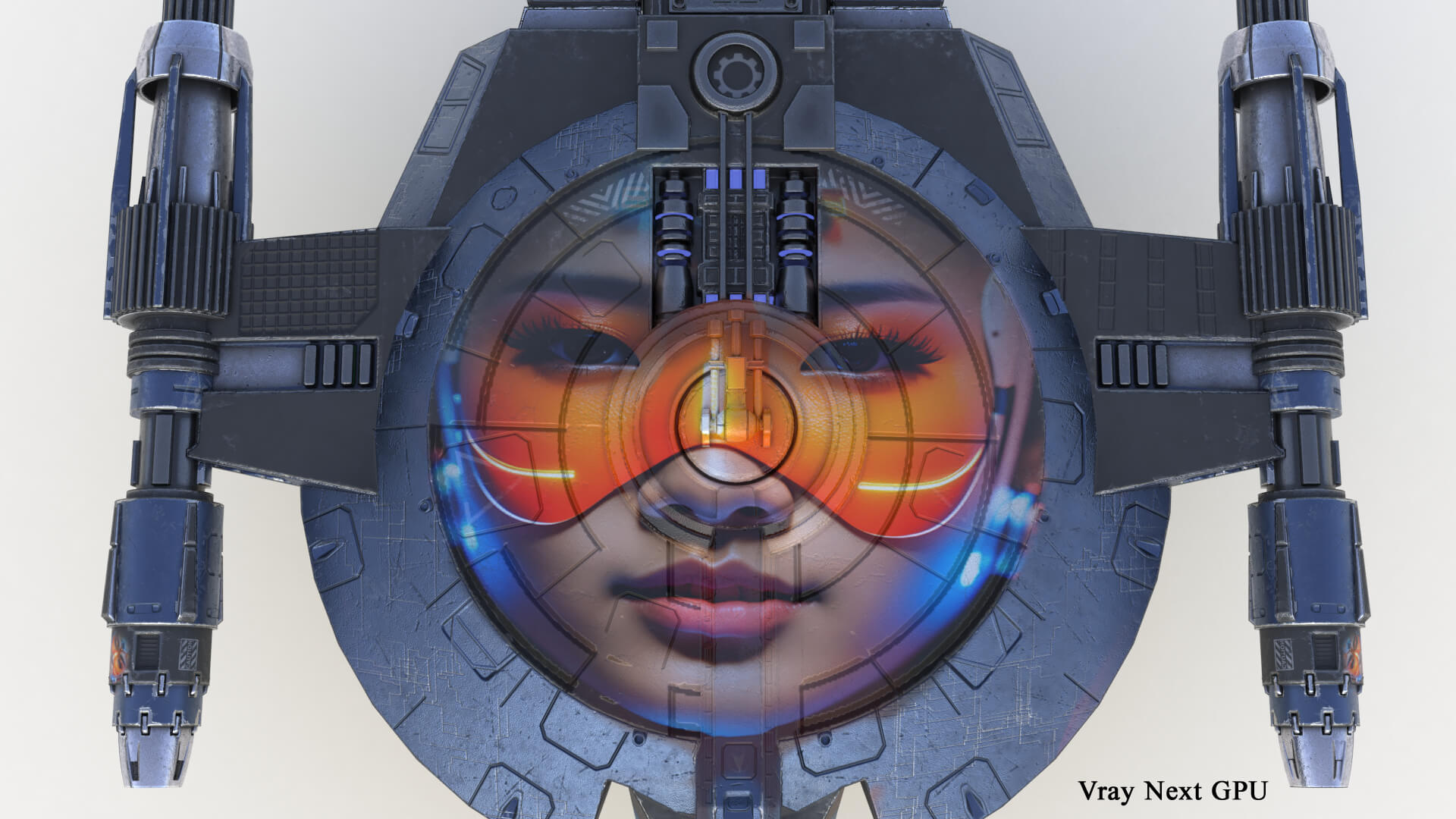 Lancer Class Spaceship Angel 86 - 3D Model by Mak21