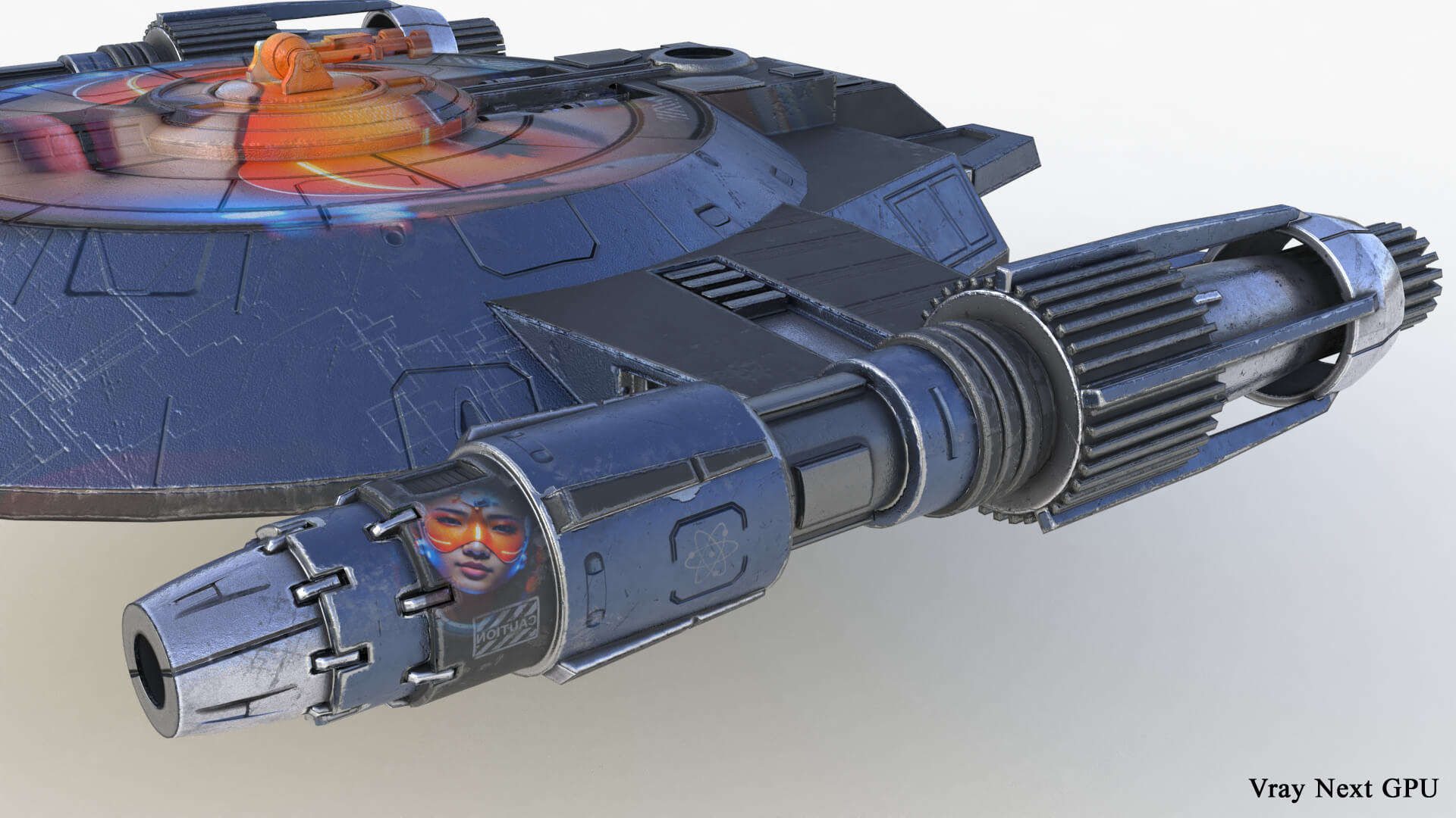 Lancer Class Spaceship Angel 86 - 3D Model by Mak21