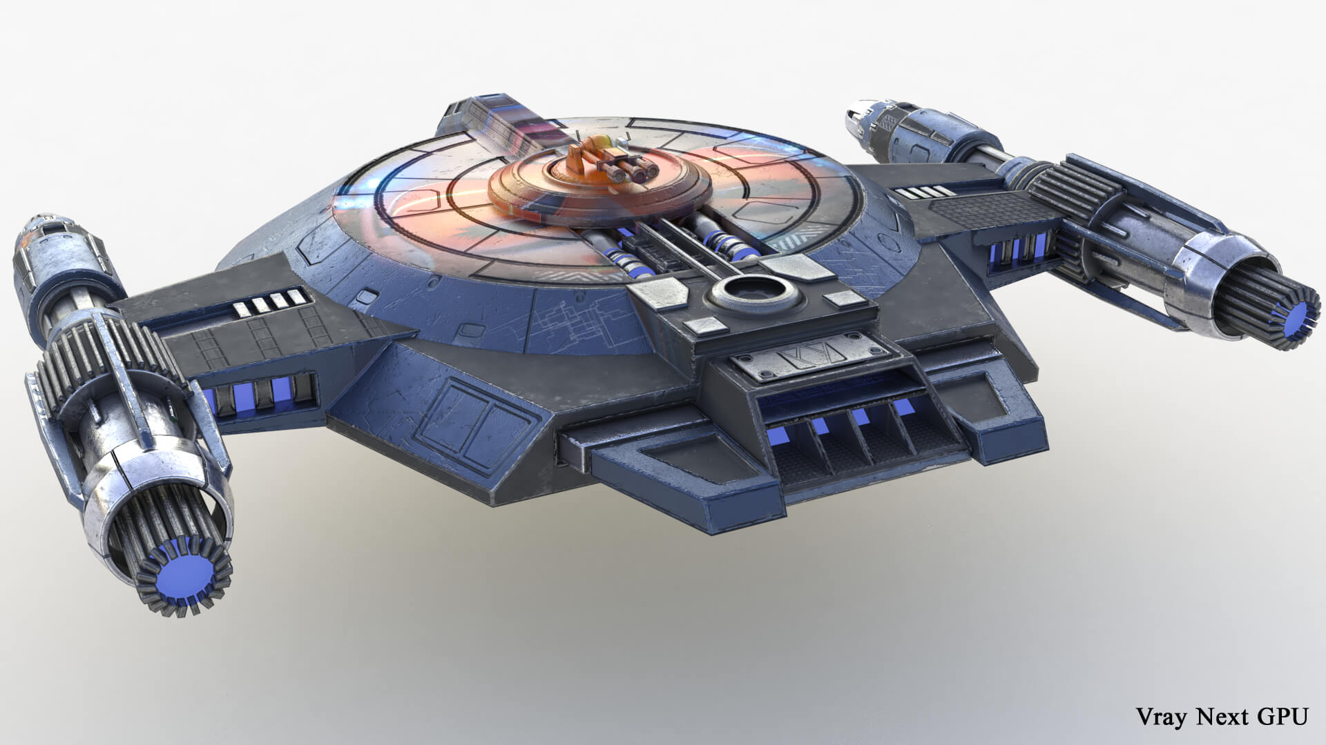 Lancer Class Spaceship Angel 86 - 3D Model by Mak21