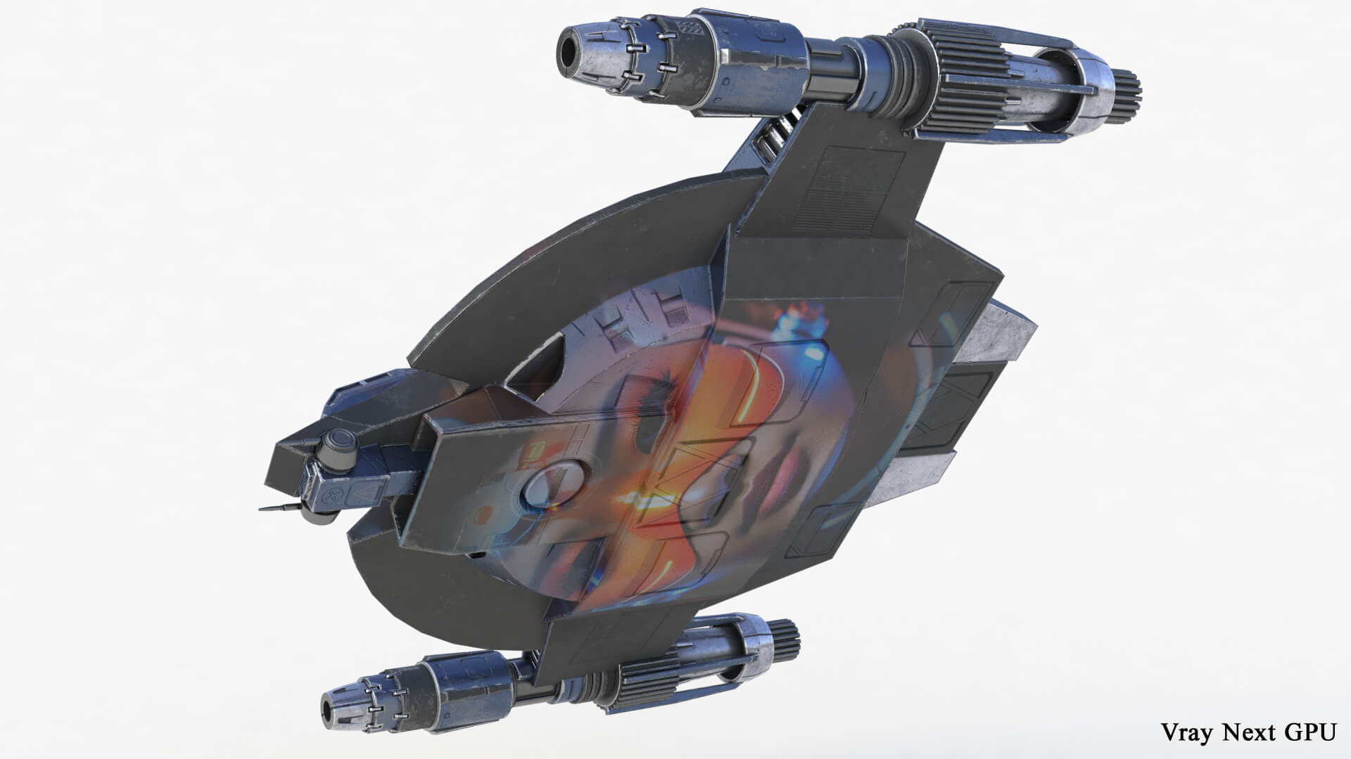 Lancer Class Spaceship Angel 86 - 3D Model by Mak21