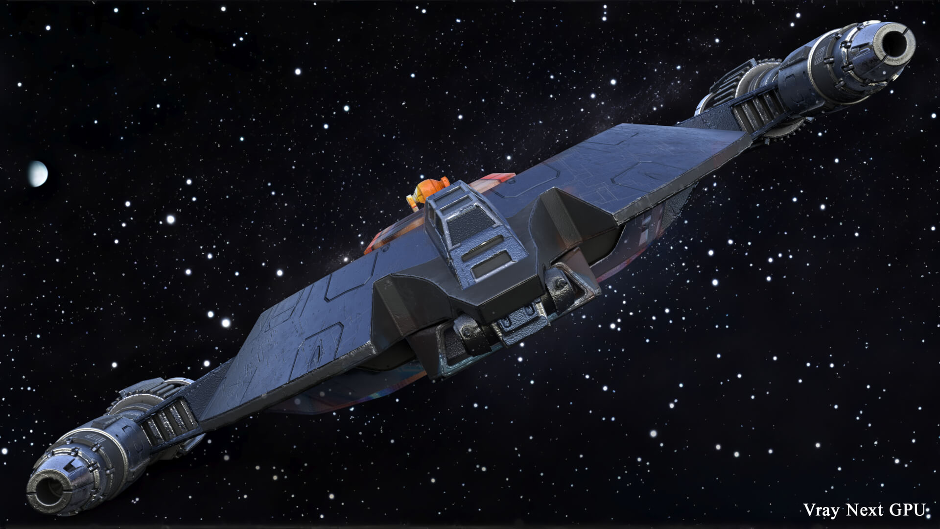 Lancer Class Spaceship Angel 86 - 3D Model by Mak21