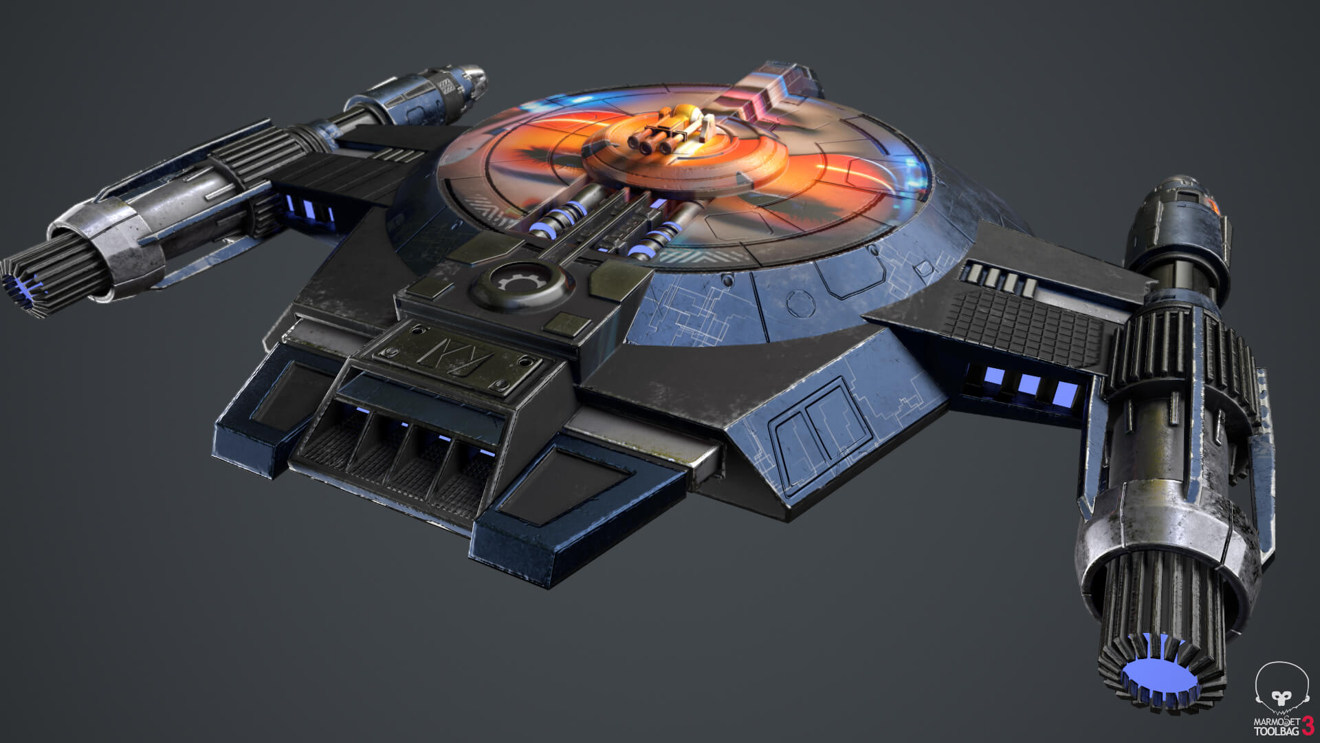 Lancer Class Spaceship Angel 86 - 3D Model by Mak21