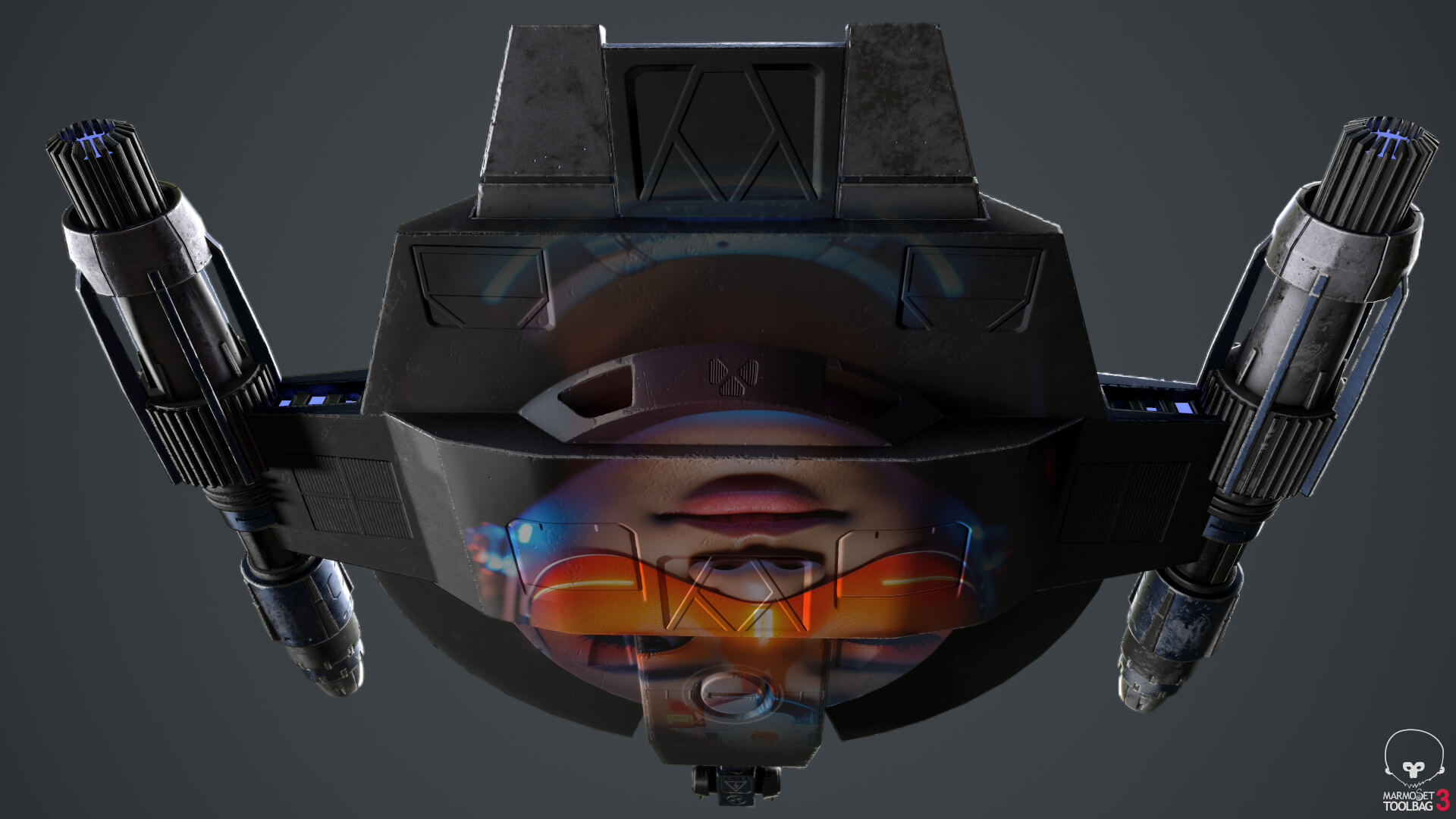 Lancer Class Spaceship Angel 86 - 3D Model by Mak21