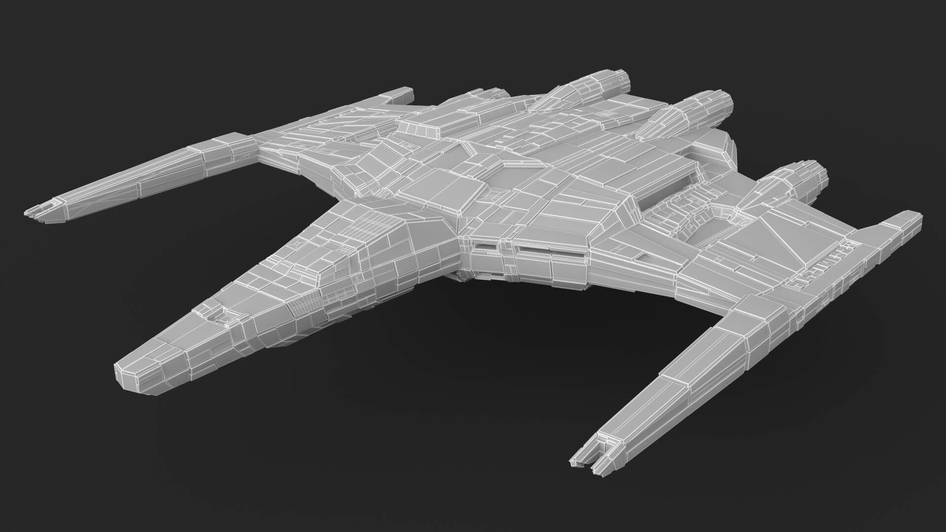 Star Ship - 3D Model by Mak21