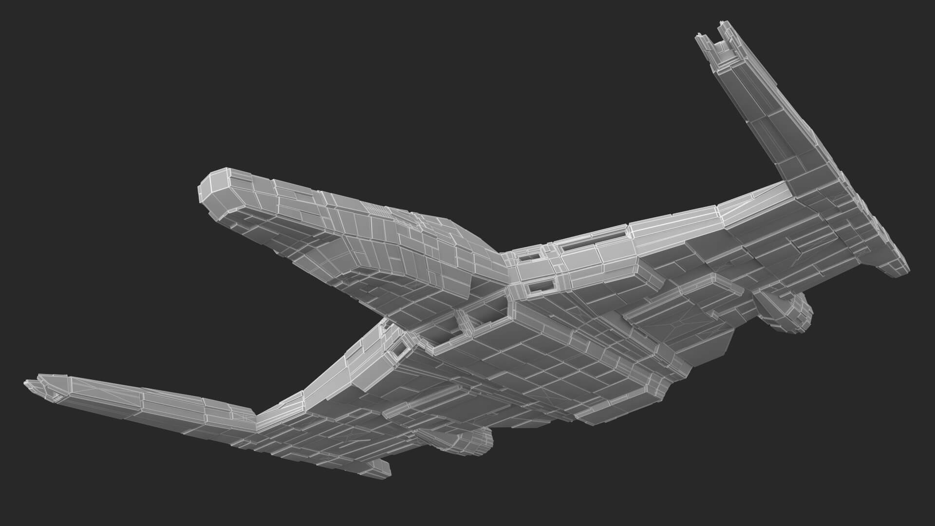 Star Ship 3D Model by Mak21