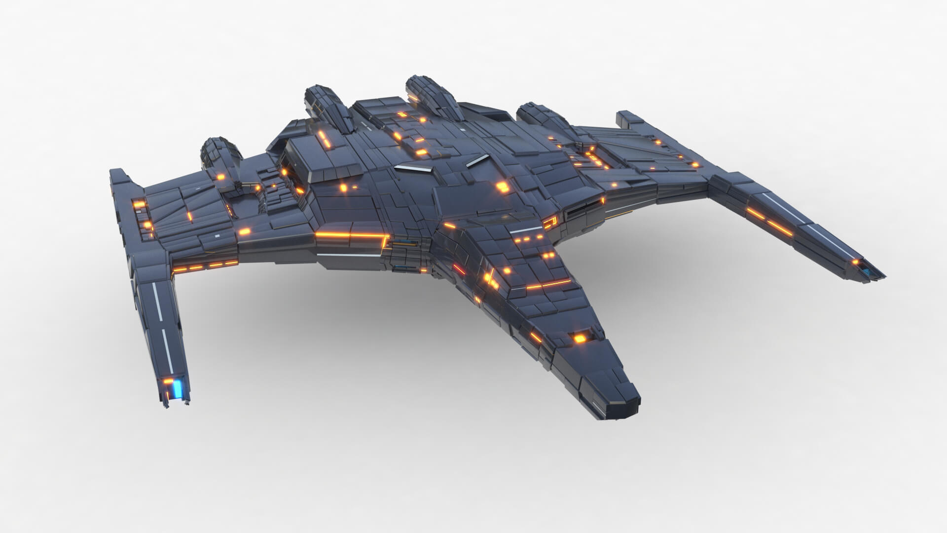 Star Ship - 3D Model by Mak21