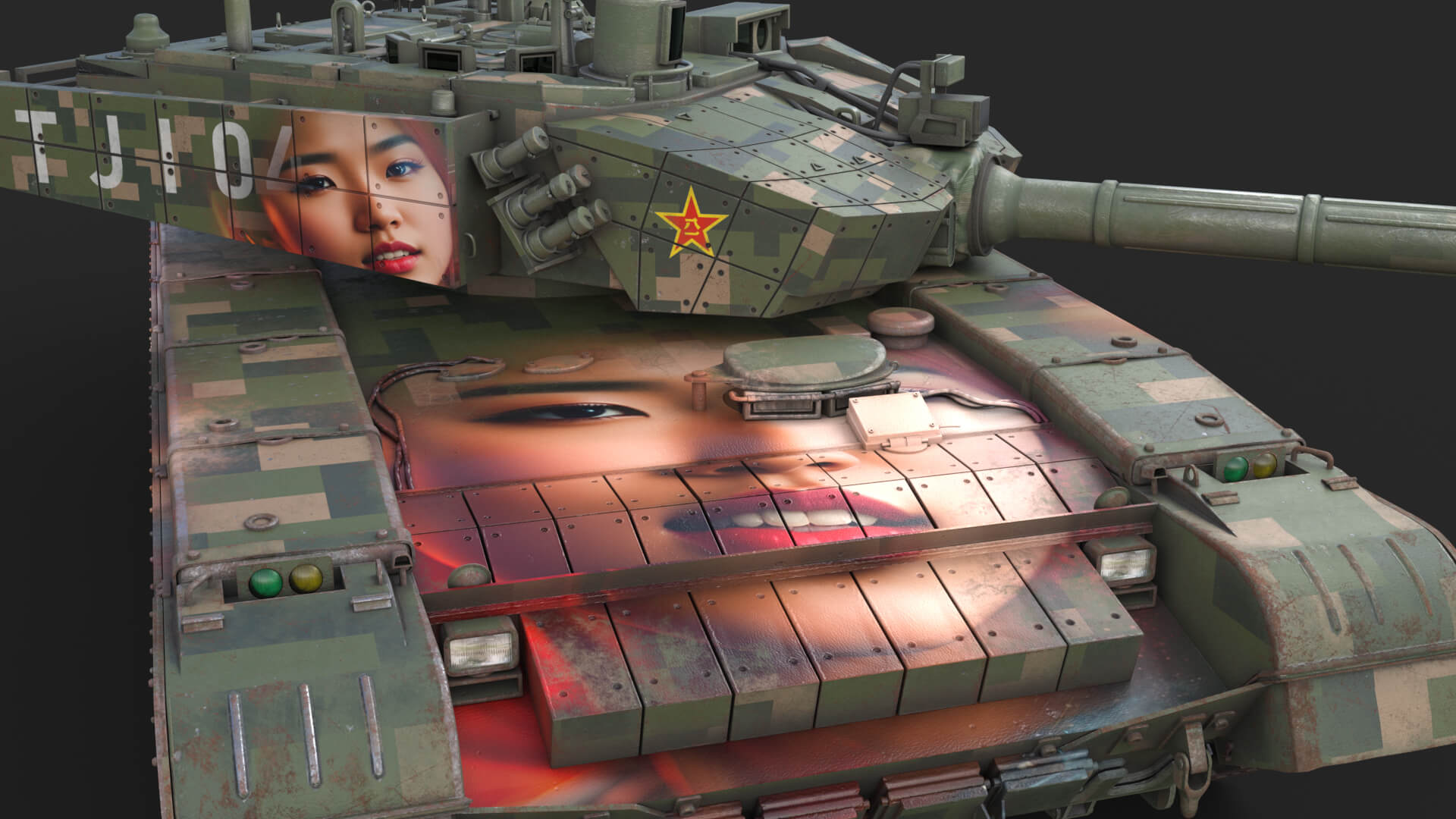 Tank China Type Ztz 99A Mtb Liu Yang - 3D Model by Mak21