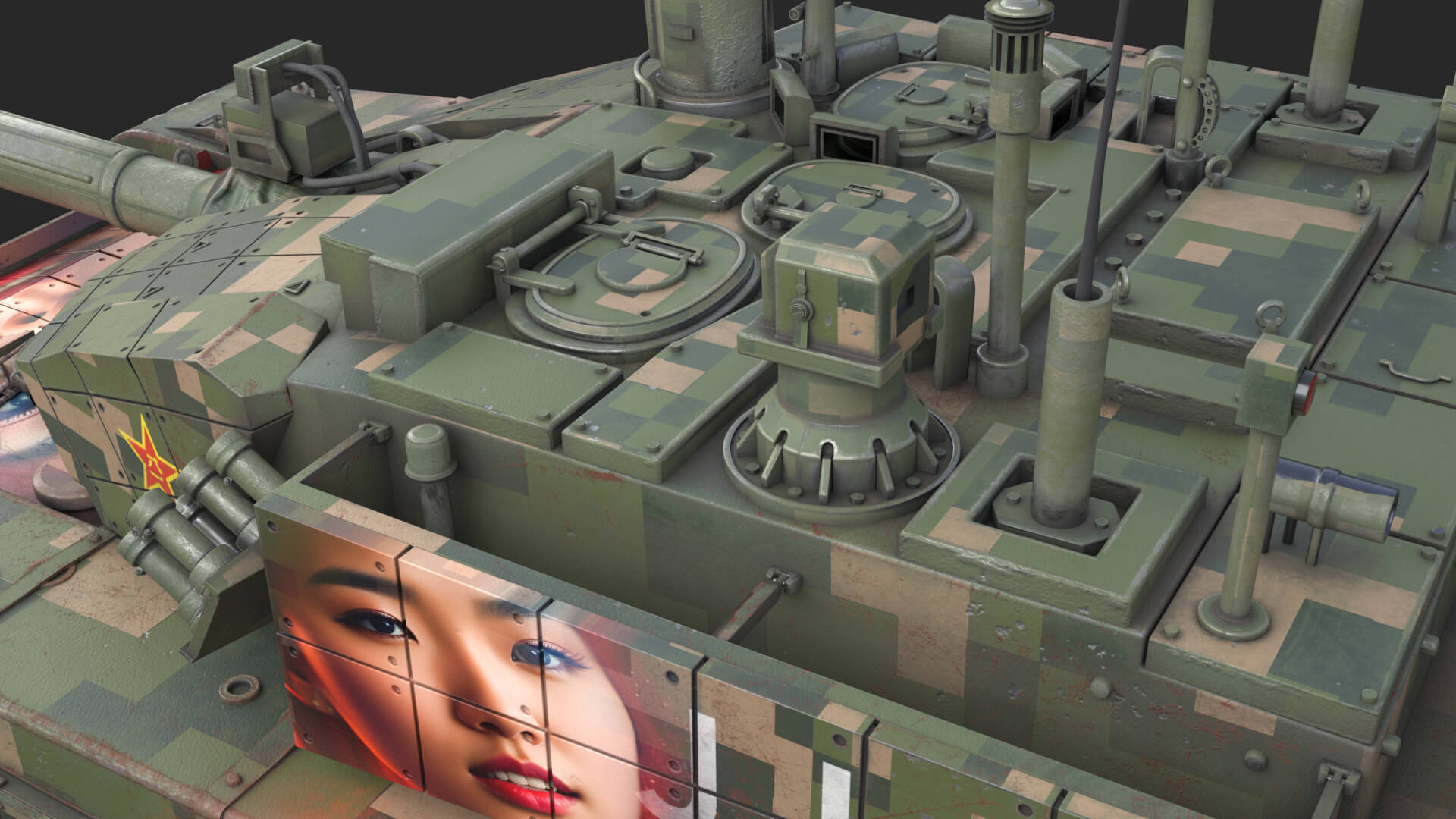 Tank China Type Ztz 99A Mtb Liu Yang - 3D Model by Mak21