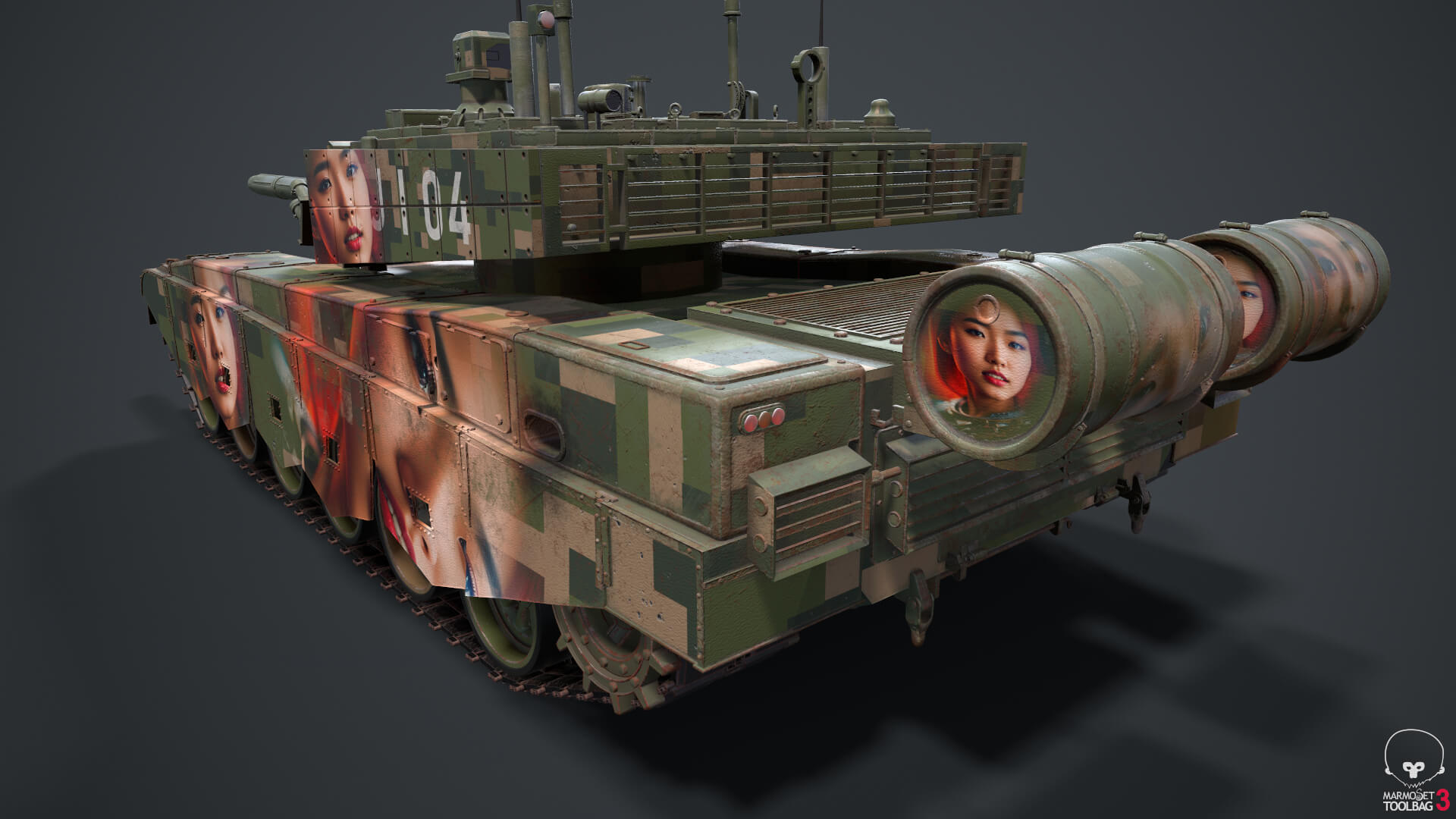 Tank China Type Ztz 99A Mtb Liu Yang - 3D Model by Mak21