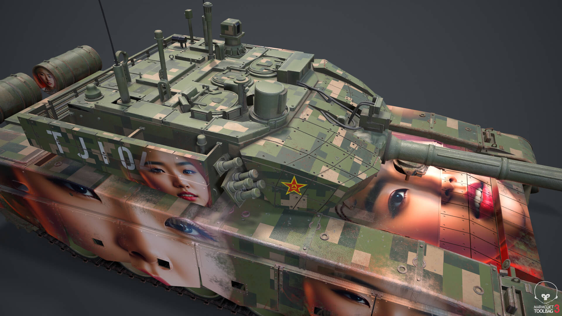 Tank China Type Ztz 99A Mtb Liu Yang - 3D Model by Mak21