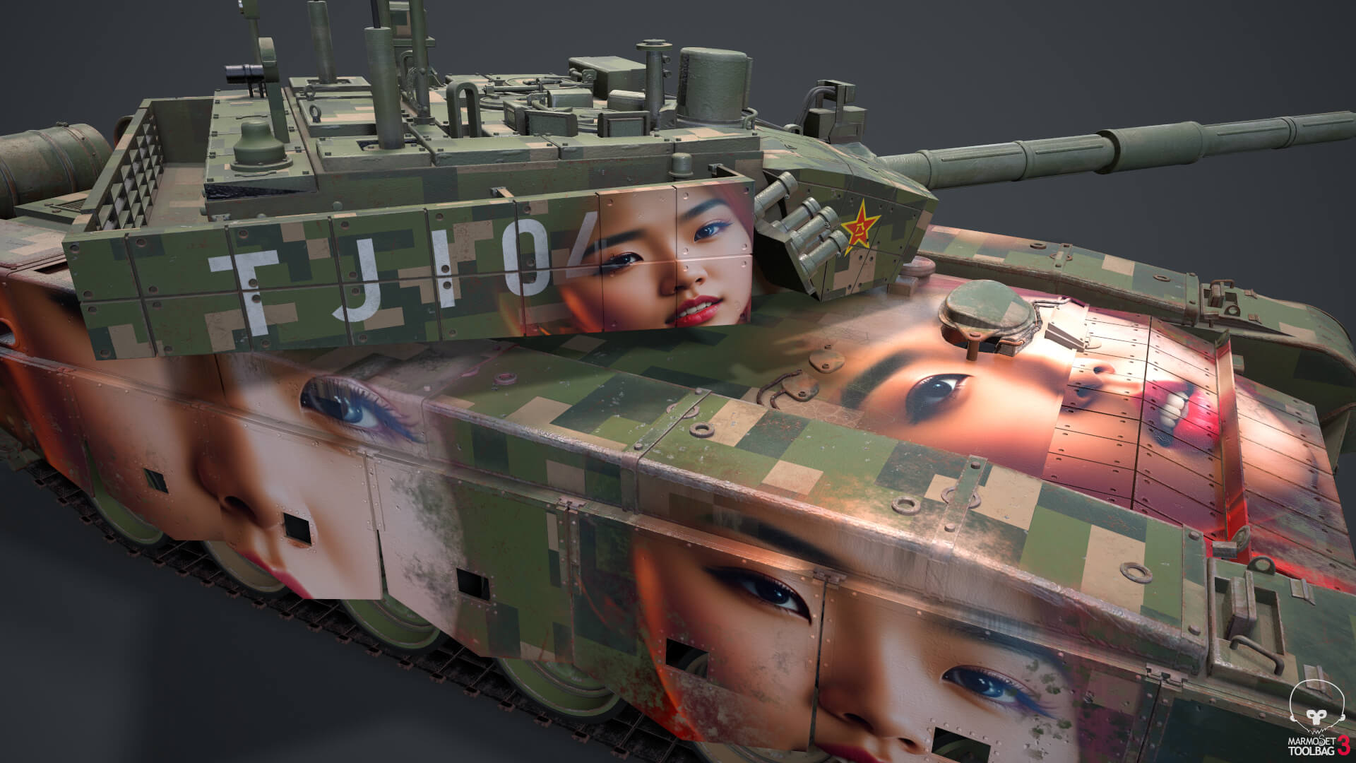 Tank China Type Ztz 99A Mtb Liu Yang - 3D Model by Mak21