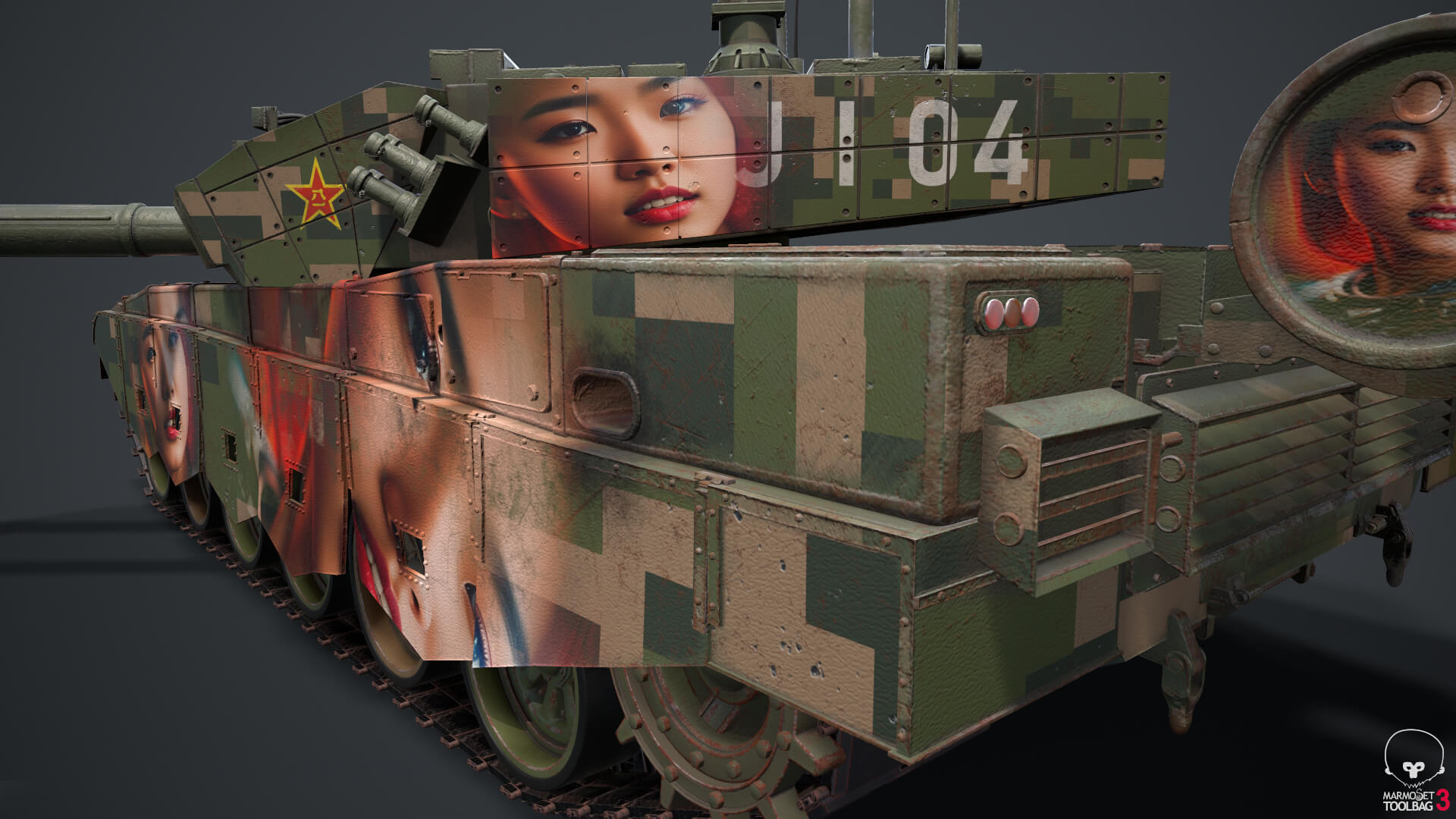 Tank China Type Ztz 99A Mtb Liu Yang - 3D Model by Mak21