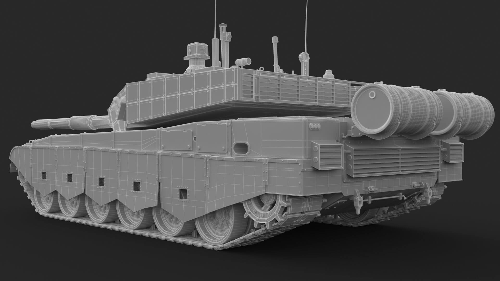 Tank China Type Ztz 99A Mtb (V-Ray) 3D Model by Mak21