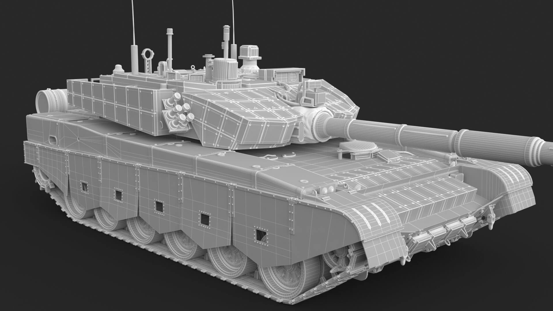 Tank China Type Ztz 99A Mtb (V-Ray) 3D Model by Mak21