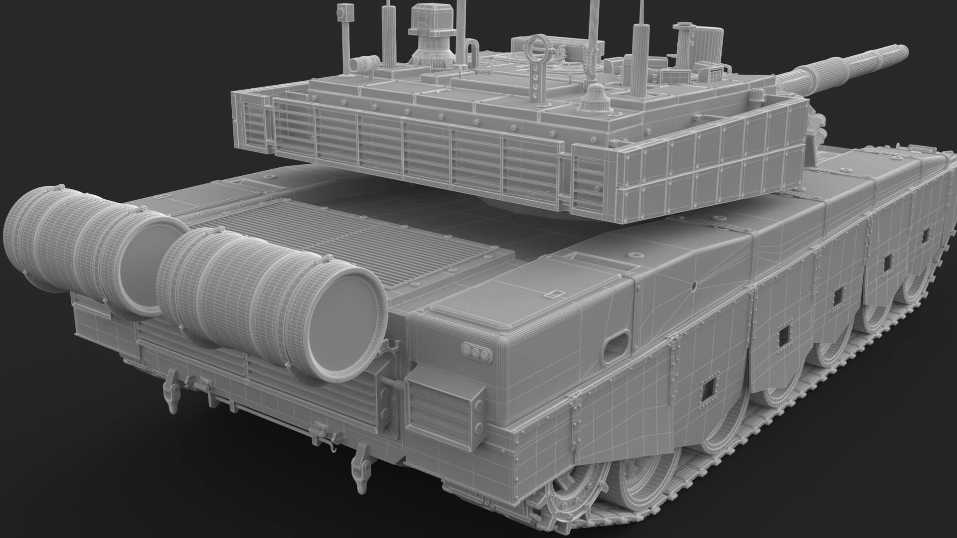 Tank China Type Ztz 99A Mtb (V-Ray) 3D Model by Mak21