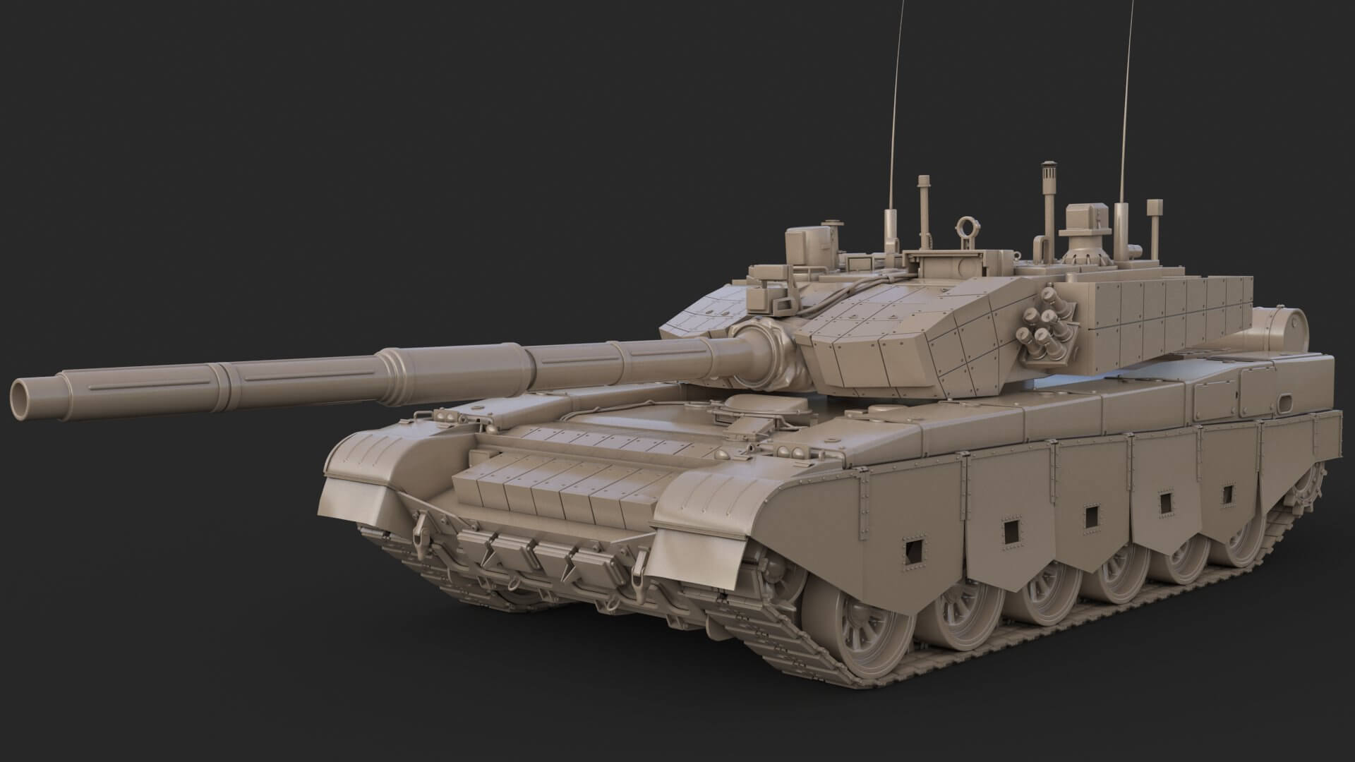 Tank China Type Ztz 99A Mtb (V-Ray) 3D Model by Mak21