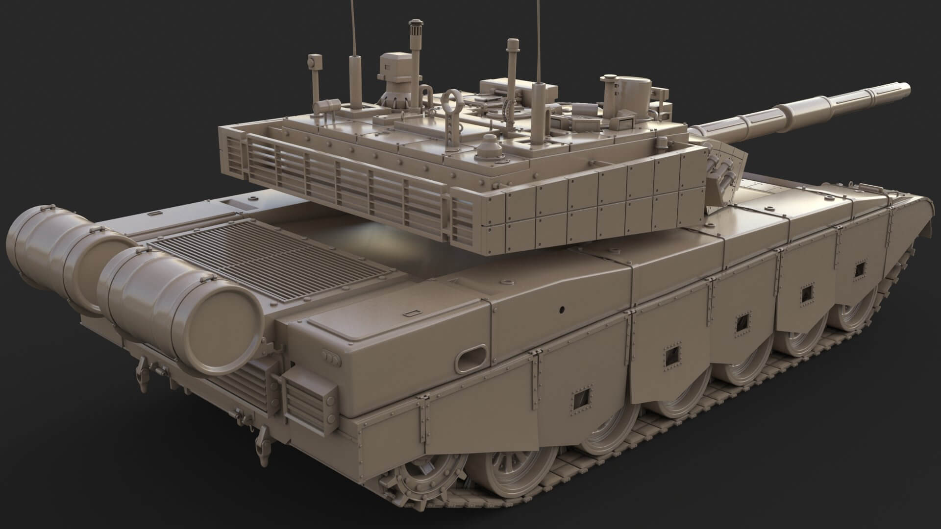 Tank China Type Ztz 99A Mtb (V-Ray) 3D Model by Mak21