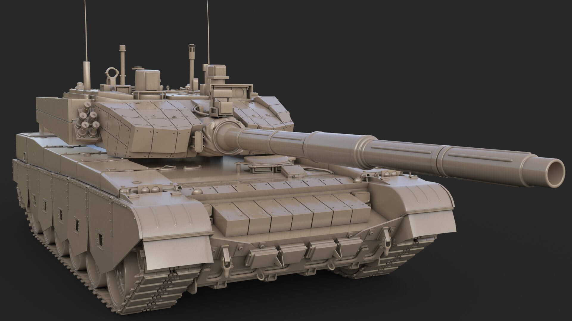 Tank China Type Ztz 99A Mtb (V-Ray) 3D Model by Mak21