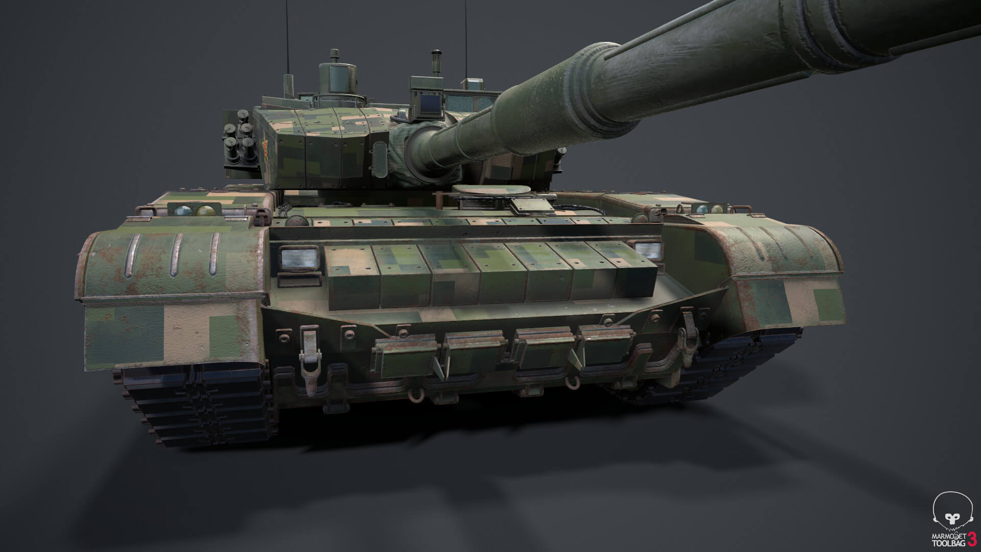 Tank China Type Ztz 99A Mtb (V-Ray) 3D Model by Mak21