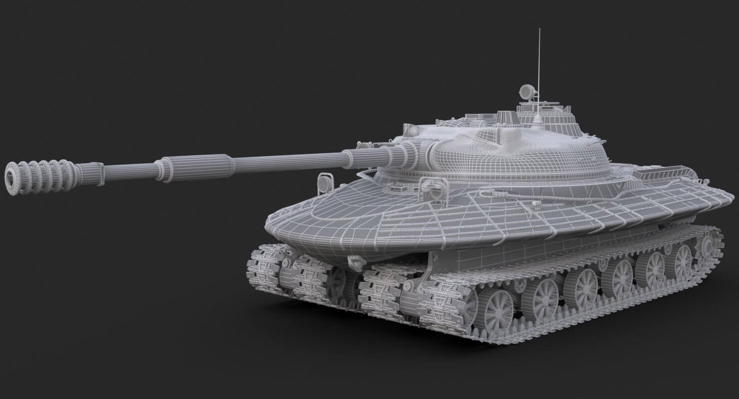Tank Object 279 Soviet - 3D Model by Mak21