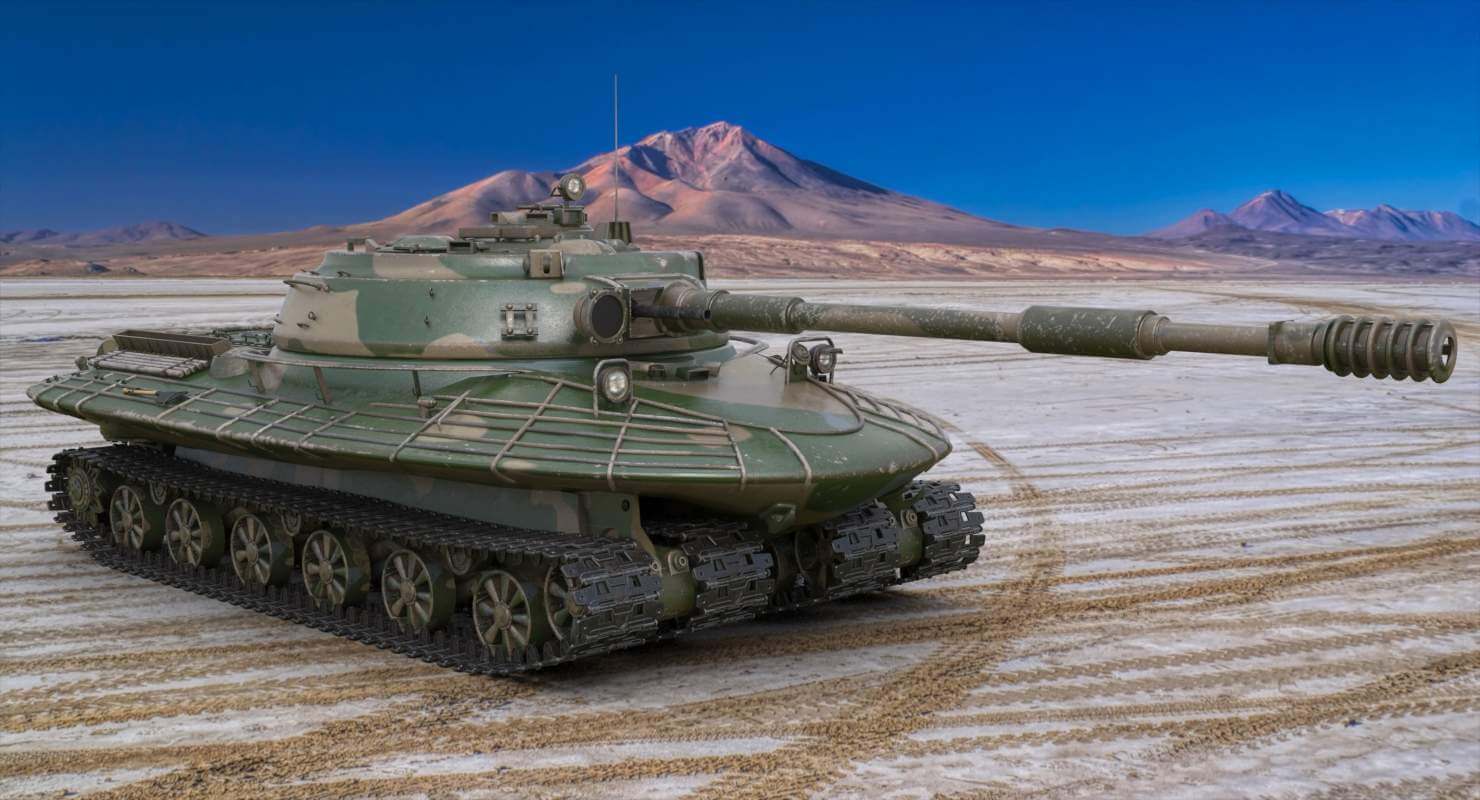 Tank Object 279 Soviet (Mental Ray) - 3D Model by Mak21