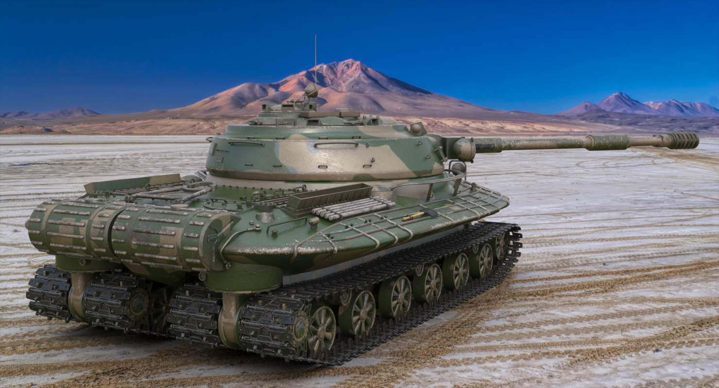 Tank Object 279 Soviet (Mental Ray) - 3D Model by Mak21