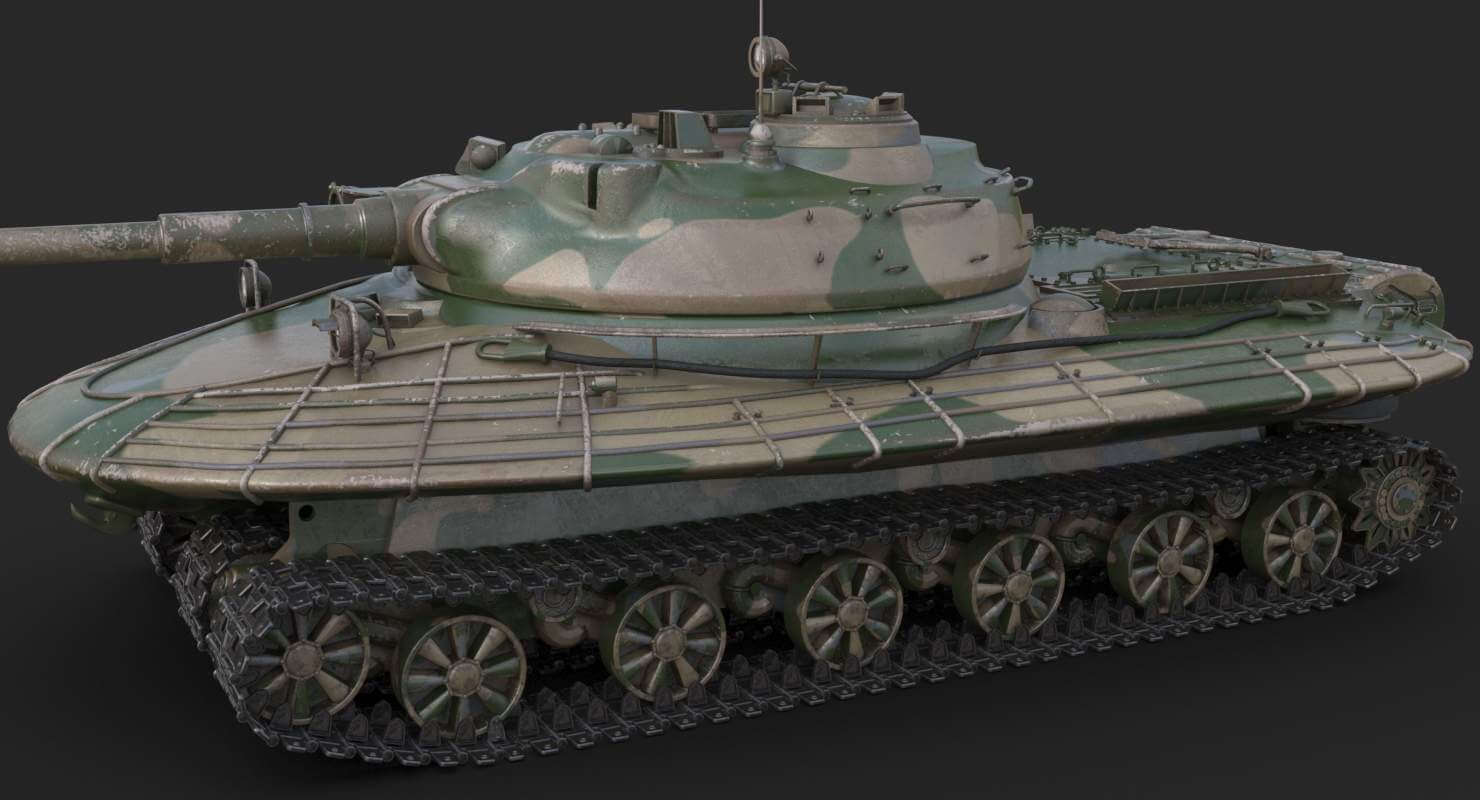 Tank Object 279 Soviet (Mental Ray) - 3D Model by Mak21