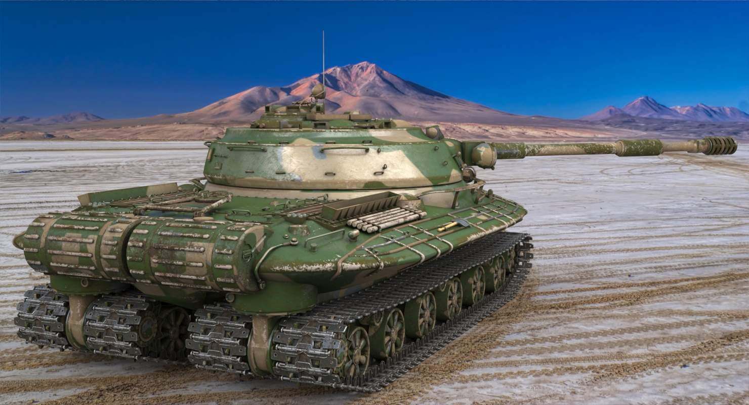 Tank Object 279 Soviet (V-Ray) 3D Model by Mak21