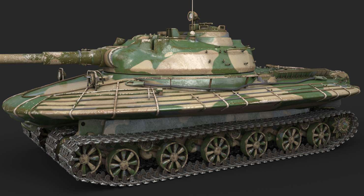 Tank Object 279 Soviet (V-Ray) 3D Model by Mak21