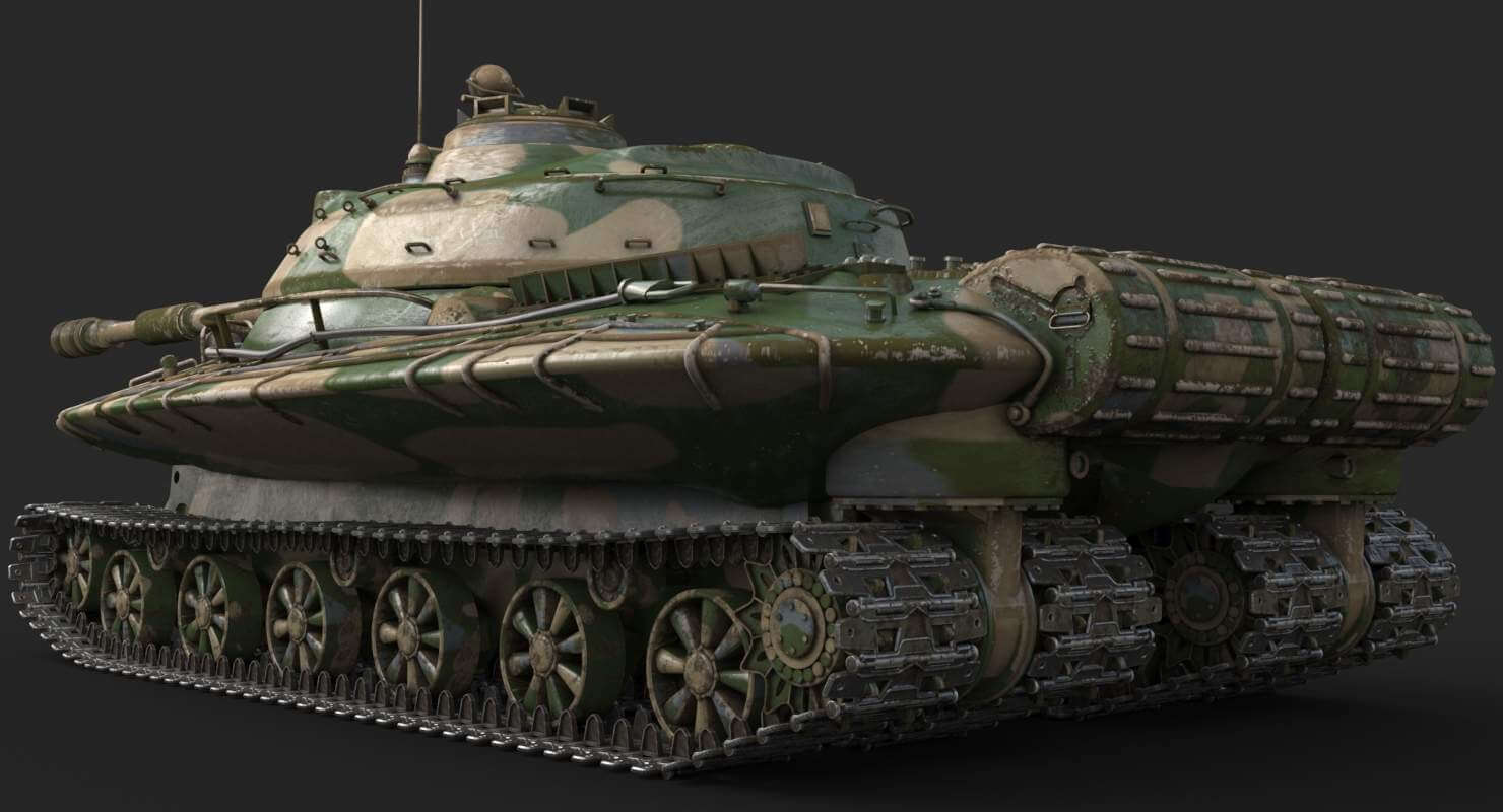Tank Object 279 Soviet (V-Ray) 3D Model by Mak21