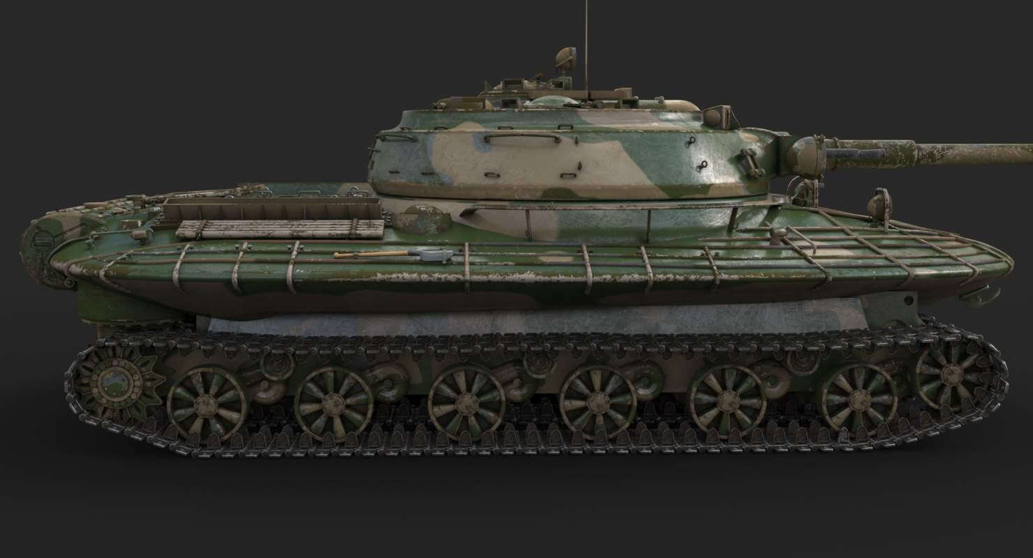 Tank Object 279 Soviet (V-Ray) 3D Model by Mak21