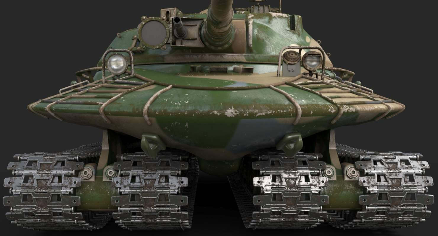 Tank Object 279 Soviet (V-Ray) 3D Model by Mak21