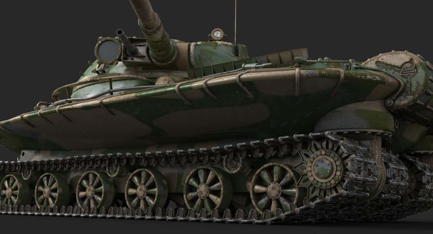 Tank Object 279 Soviet (V-Ray) 3D Model by Mak21