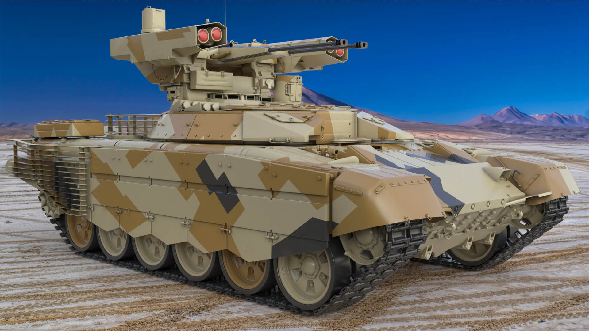 Tank Terminator BMP 72 Algeria - 3D Model by Mak21