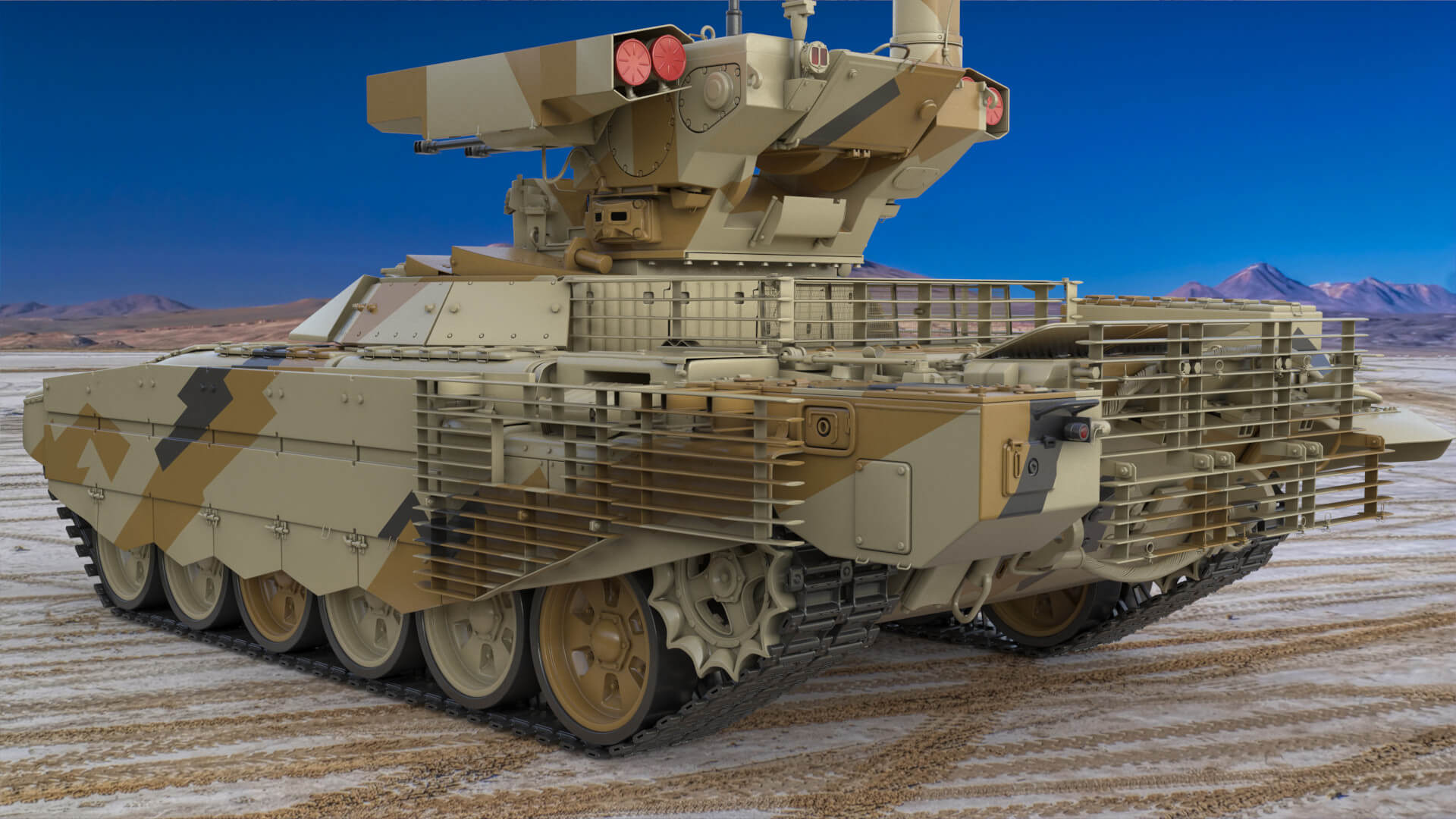 Tank Terminator Bmpt 72 Algeria - 3D Model by Mak21