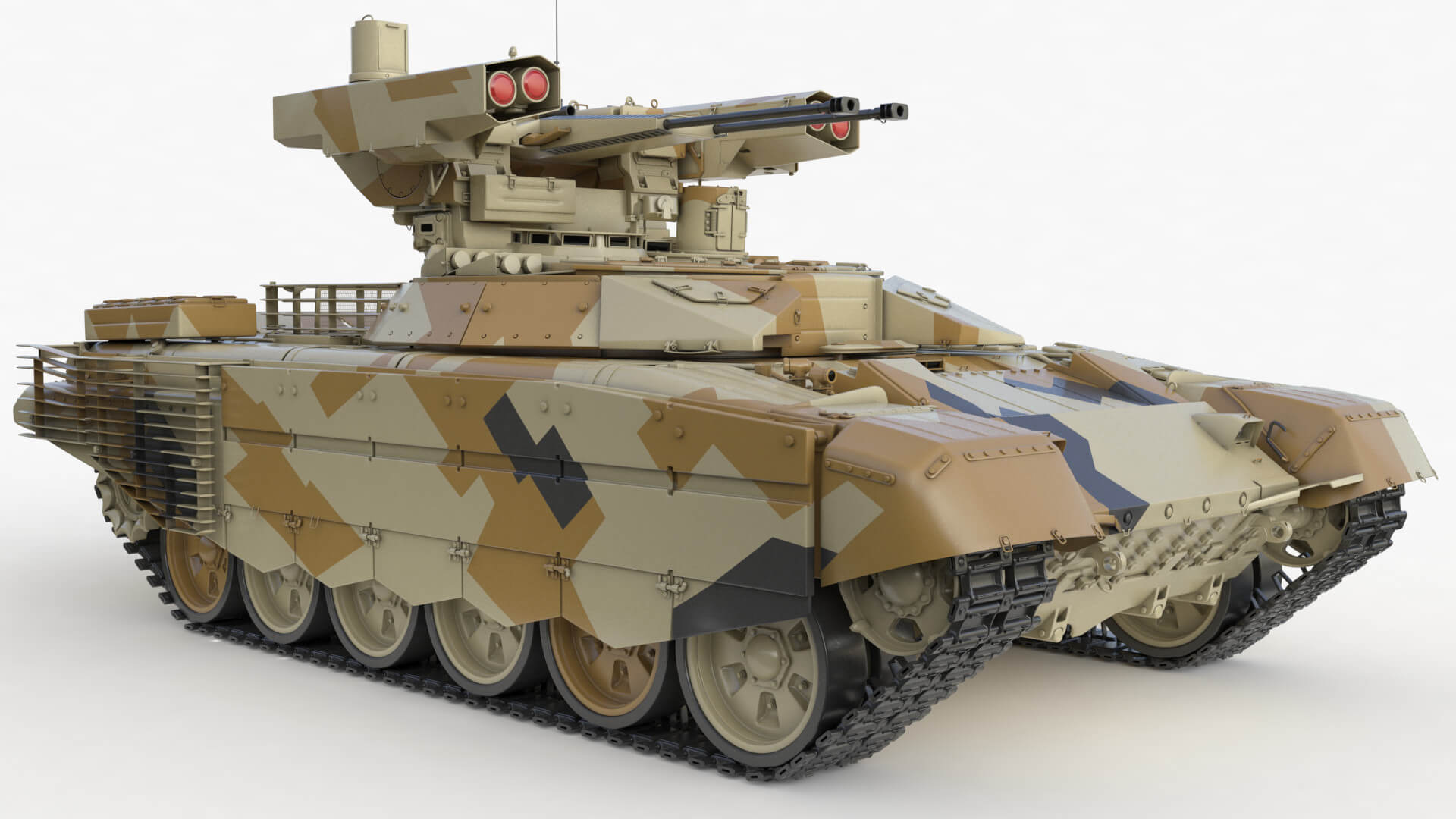 Tank Terminator Bmpt 72 Algeria - 3D Model by Mak21