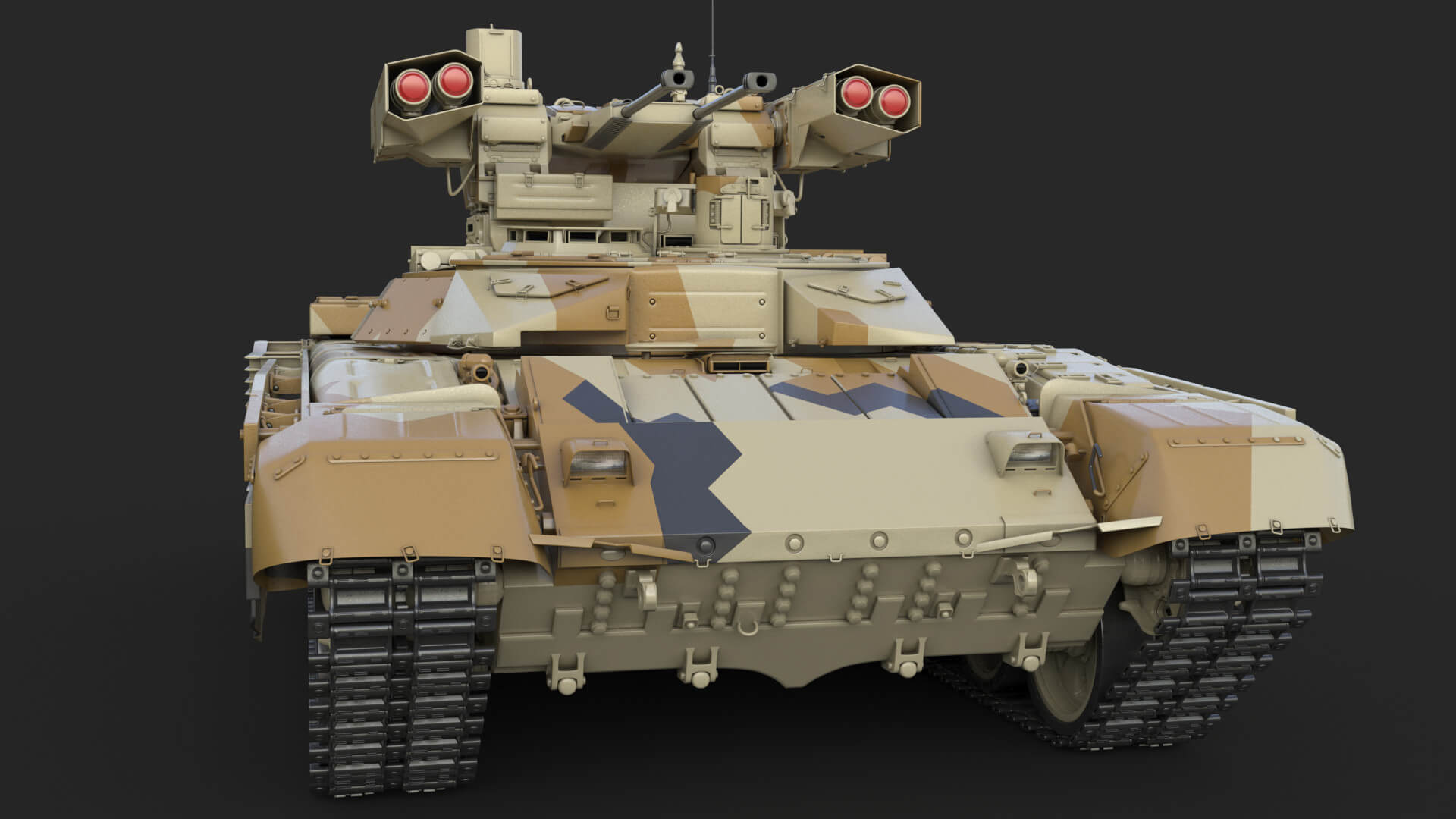 Tank Terminator Bmpt 72 Algeria - 3D Model by Mak21