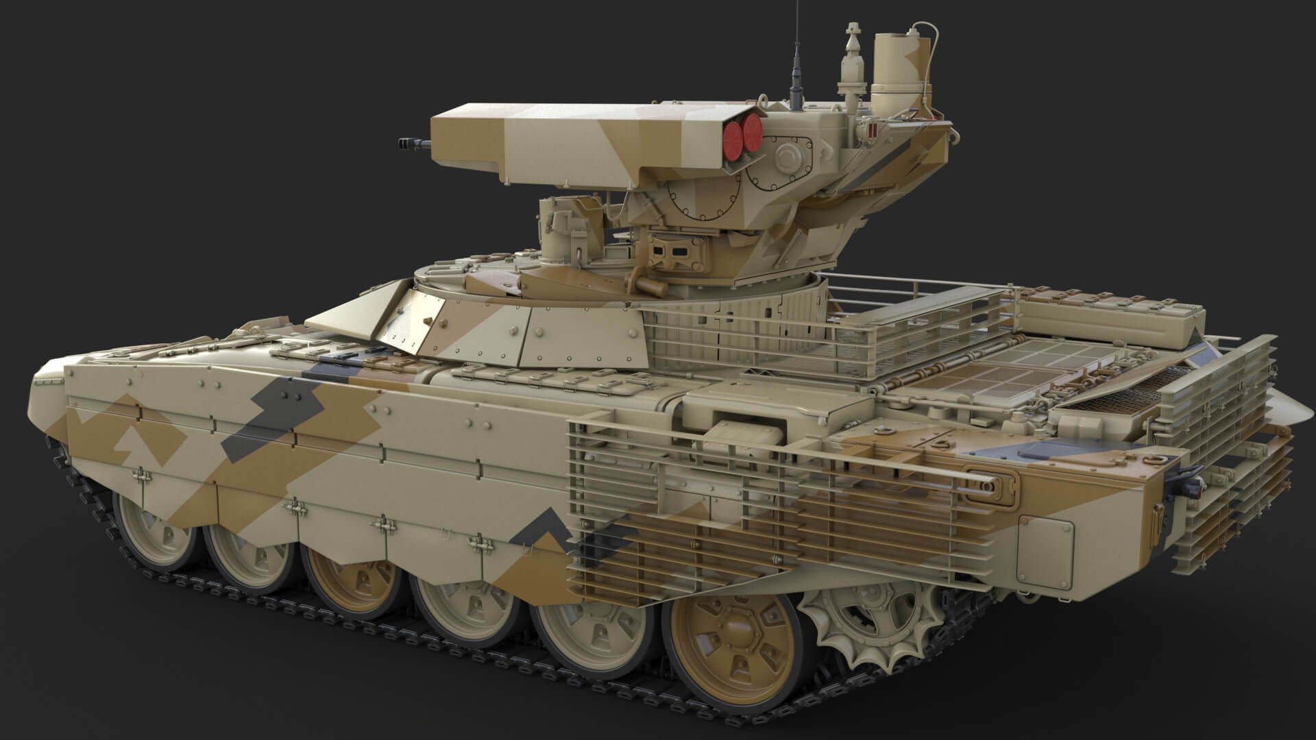 Tank Terminator Bmpt 72 Algeria - 3D Model by Mak21