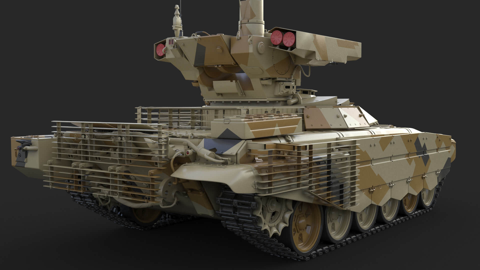 Tank Terminator Bmpt 72 Algeria - 3D Model by Mak21